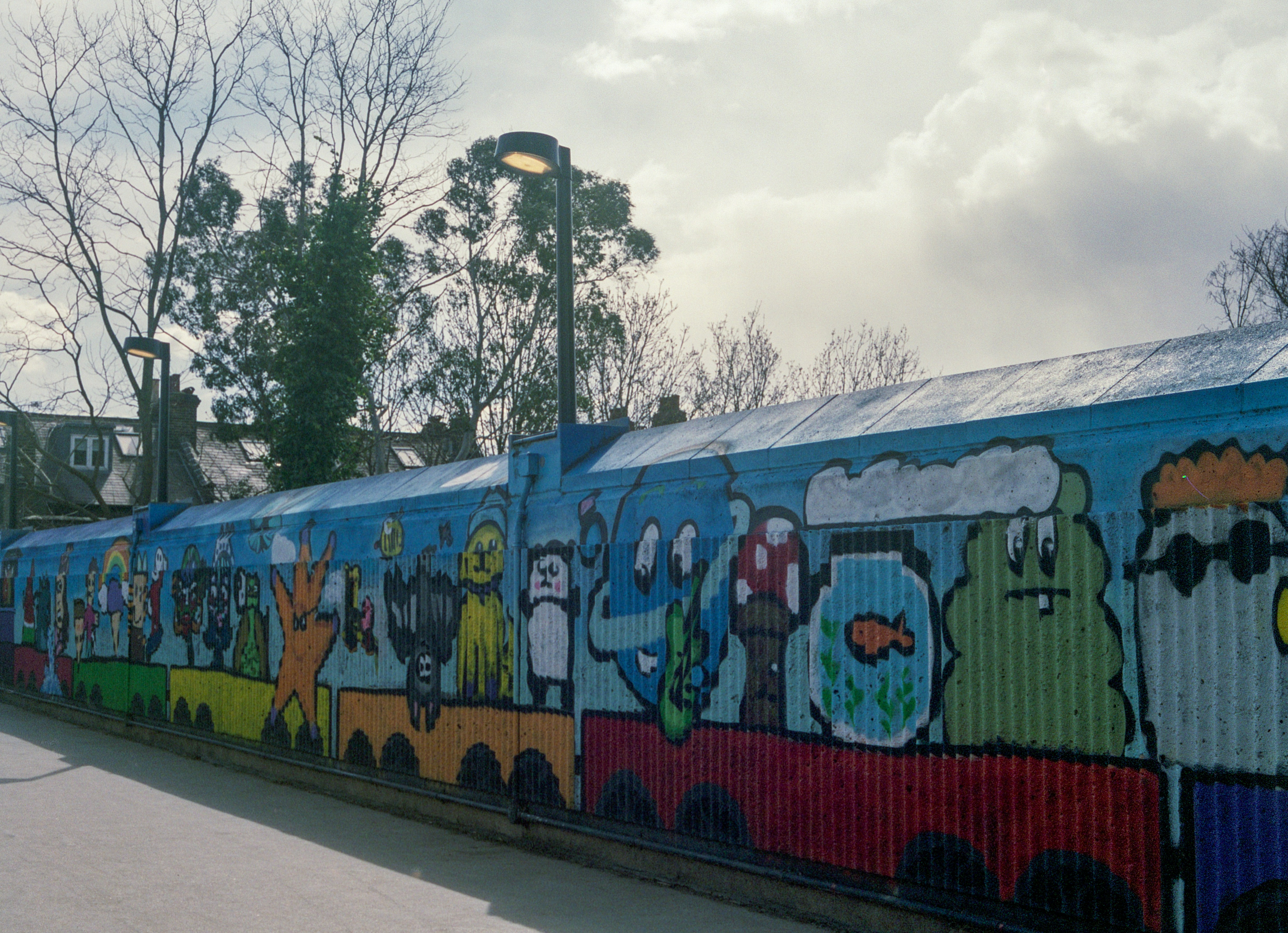 Colorful Train of Characters: A Graffiti Story Along the Tracks
