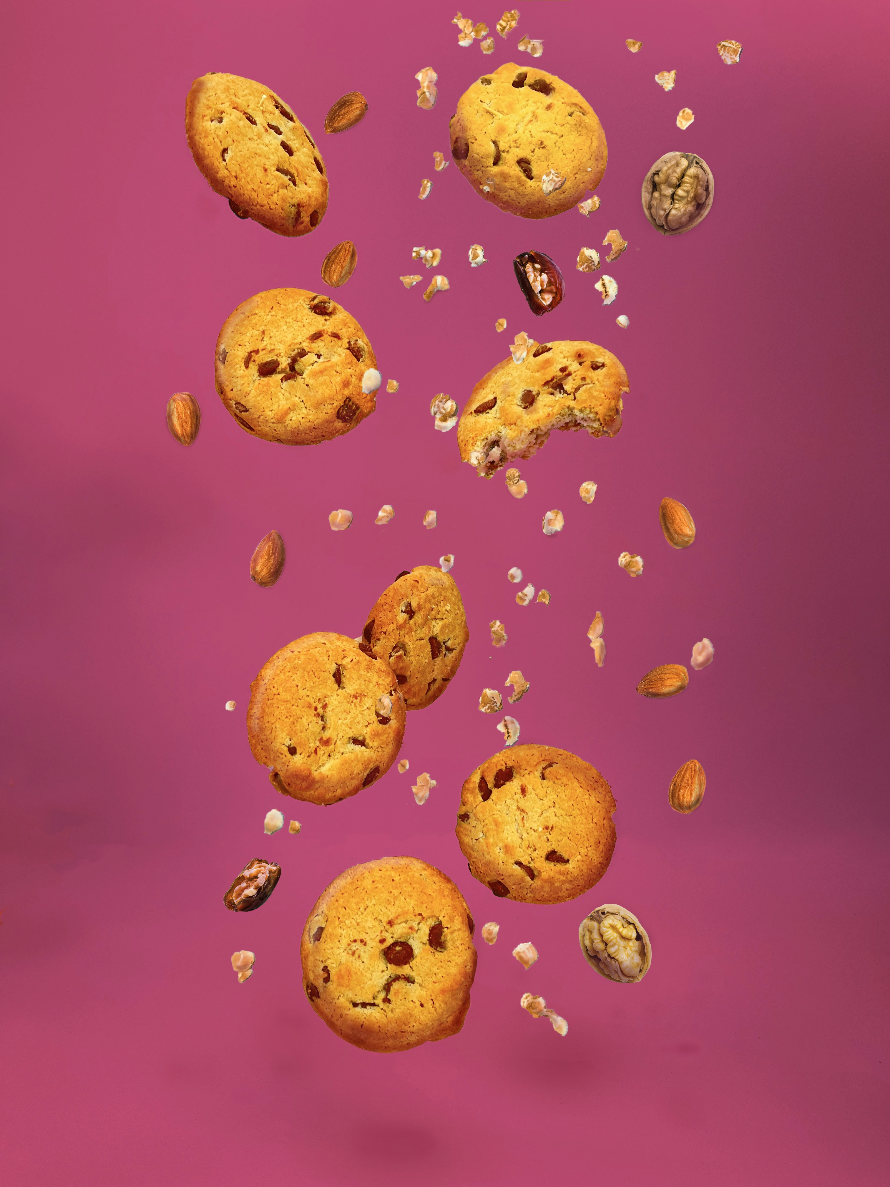 A bunch of cookies falling into the air photo – Free Food Image on Unsplash