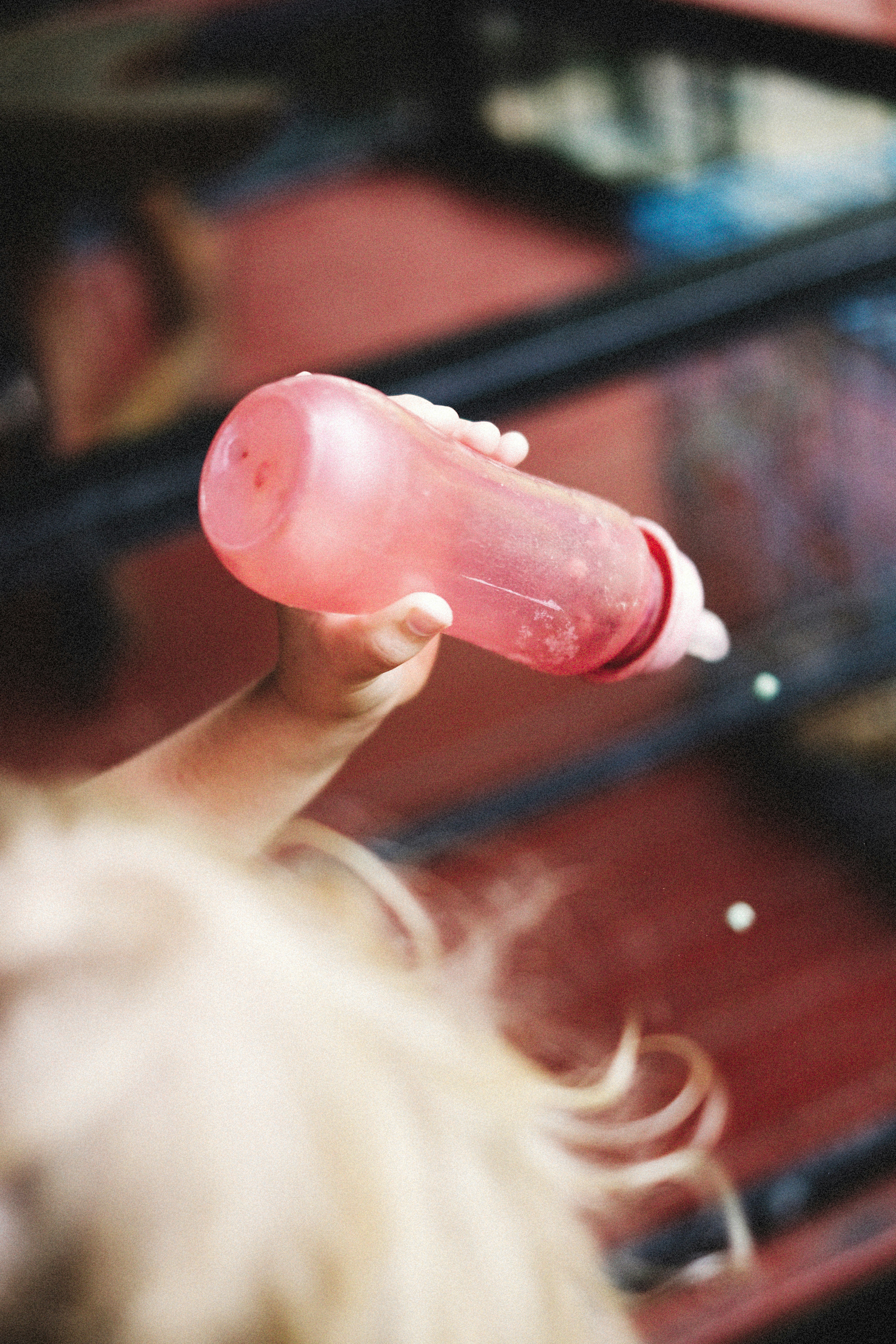 Petal Pink Sippy: A Quiet Moment with Soft Bokeh