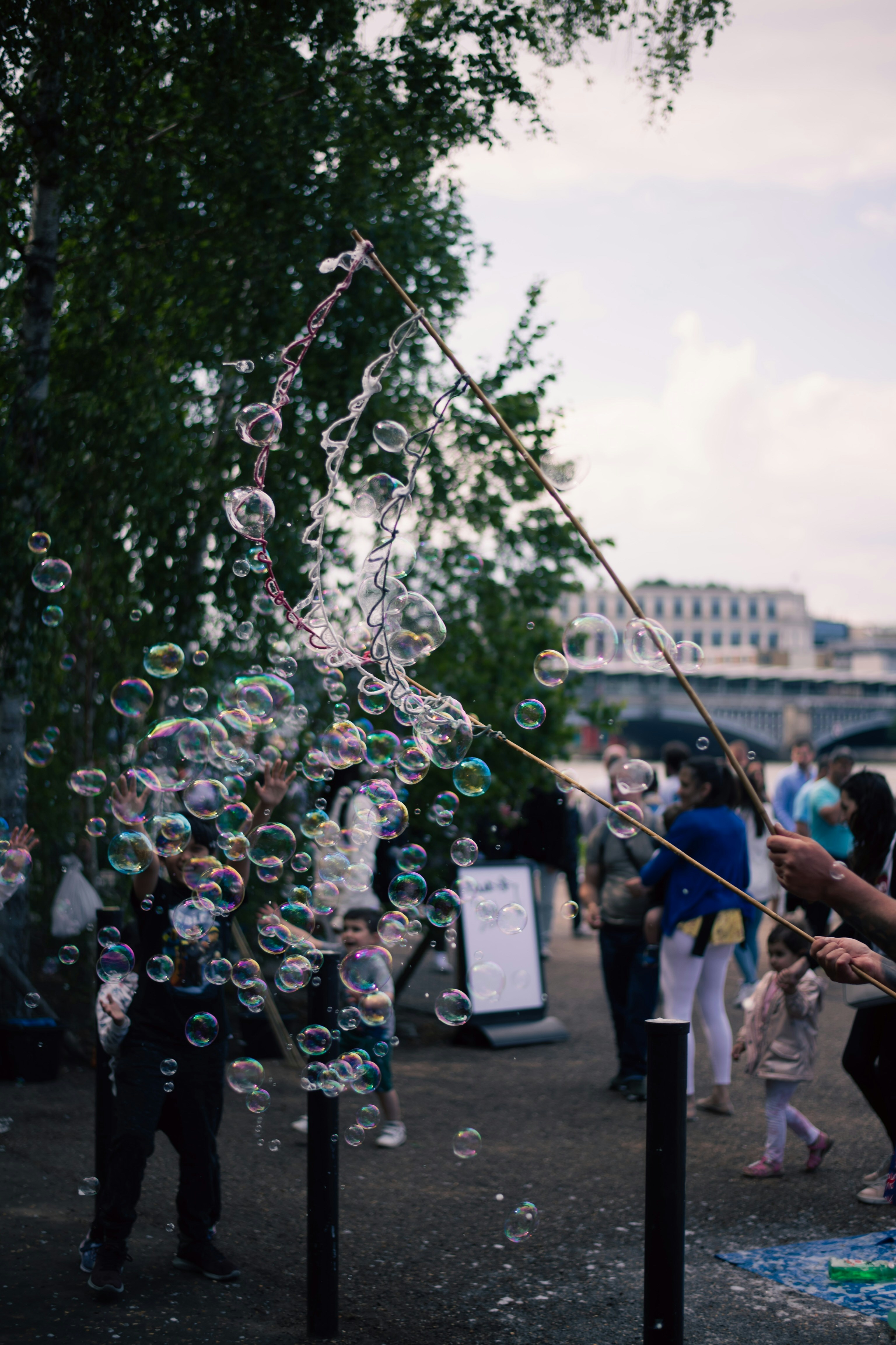 Bubbles in the Parade: A Floating Canvas of Community