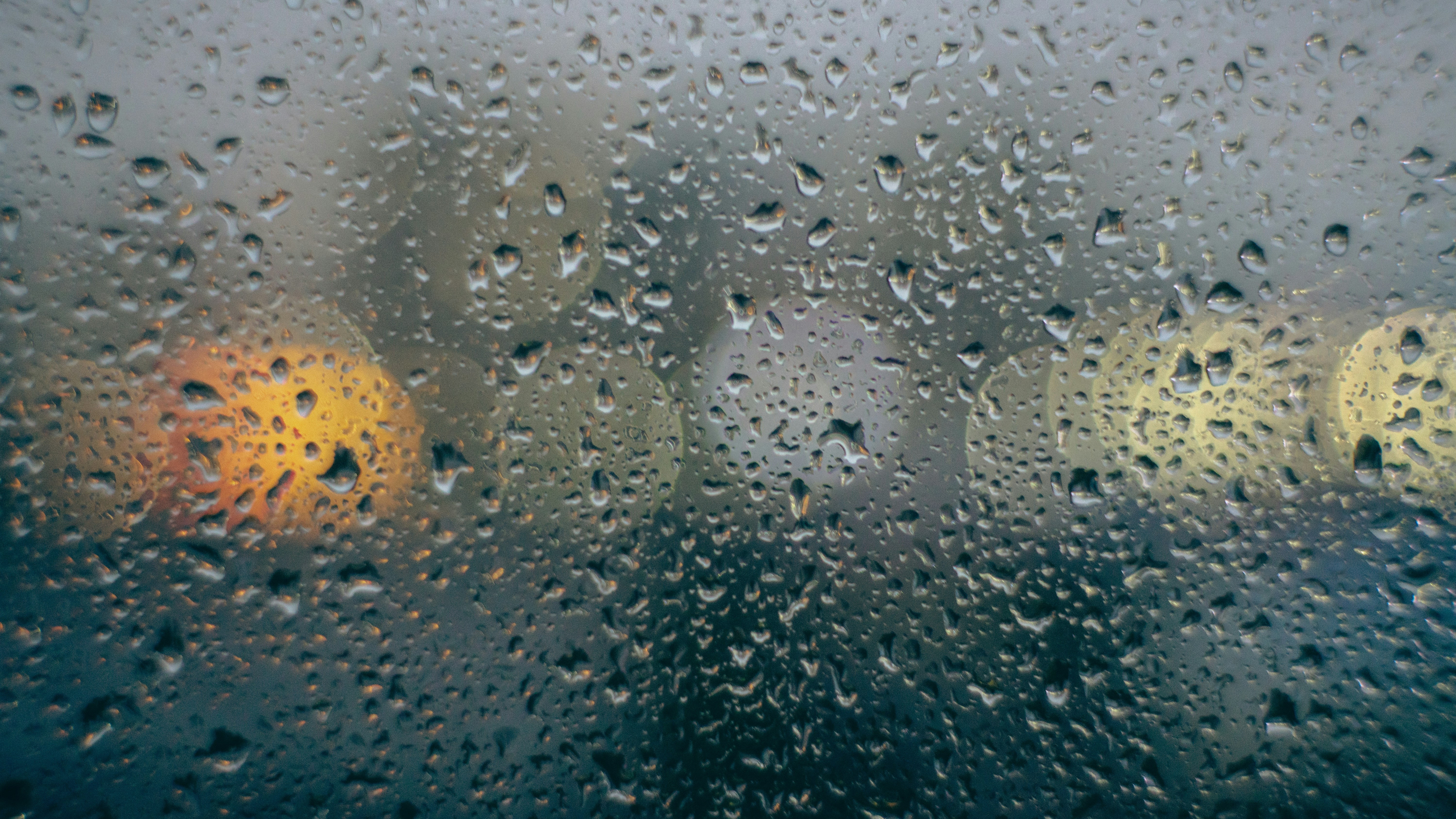 Raindrop Symphony on Glass