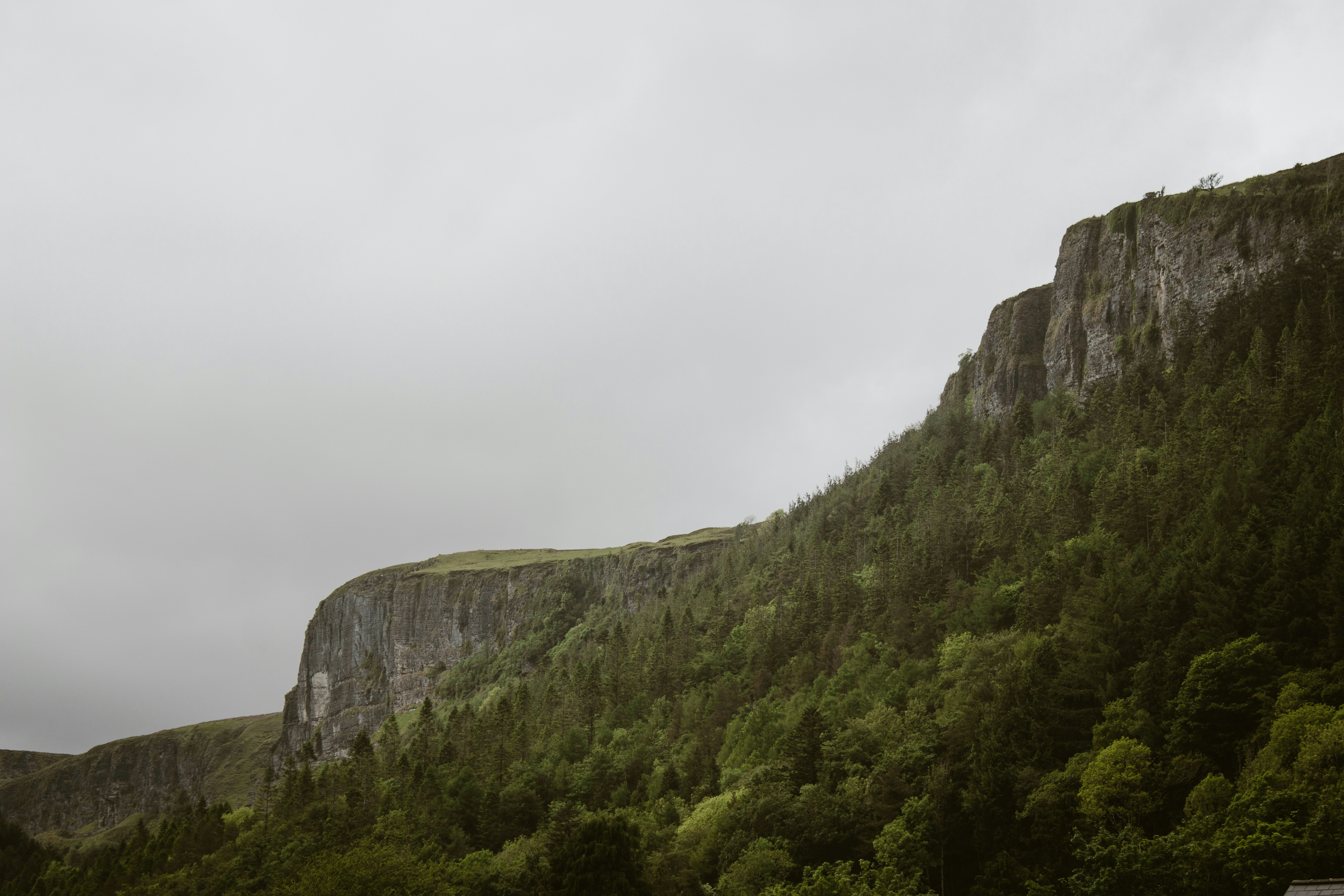 A large mountain with a forest on the side of it photo – Free Leitrim ...