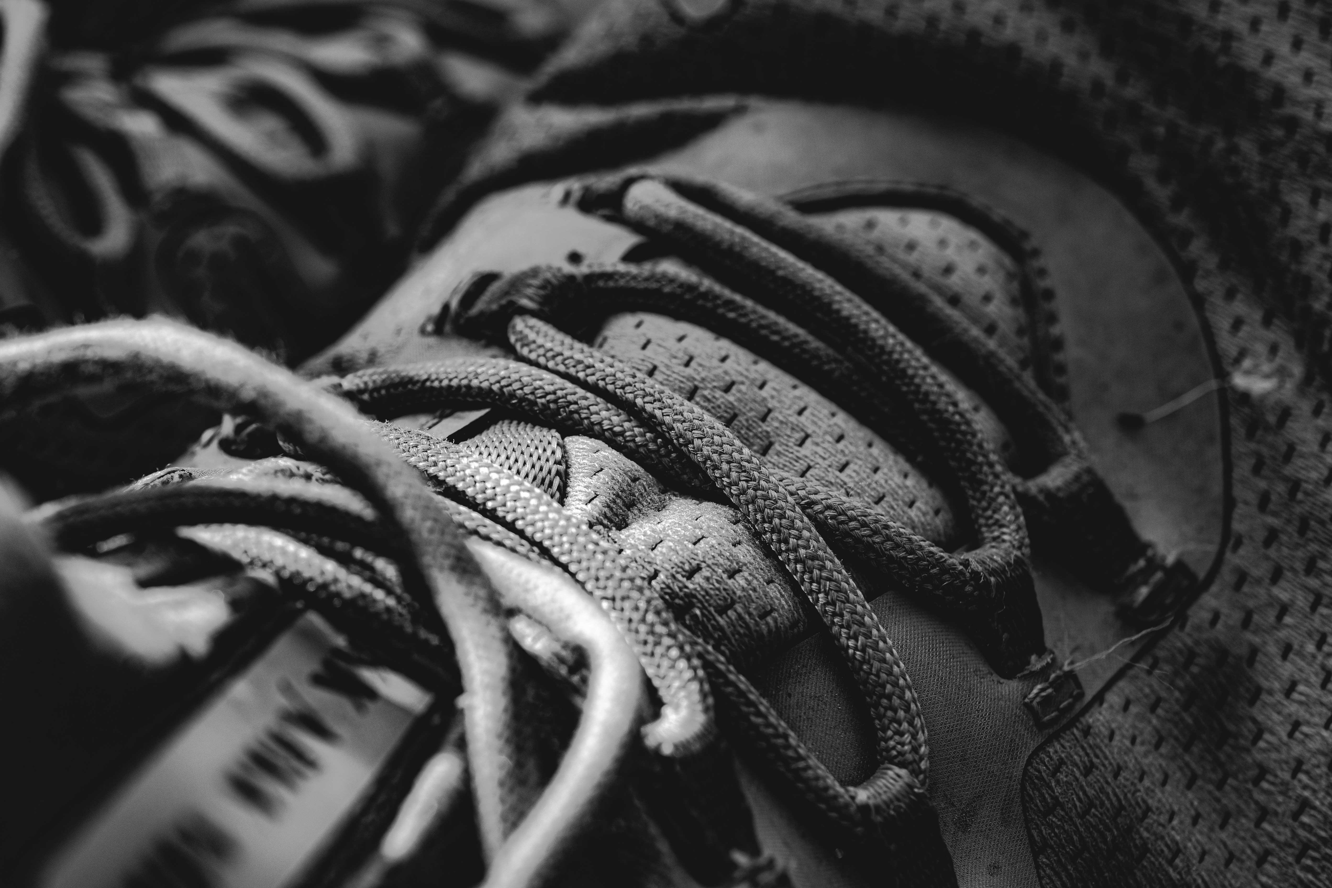 Lace and Lumen: A Close-Up of Trail-Touched Shoes