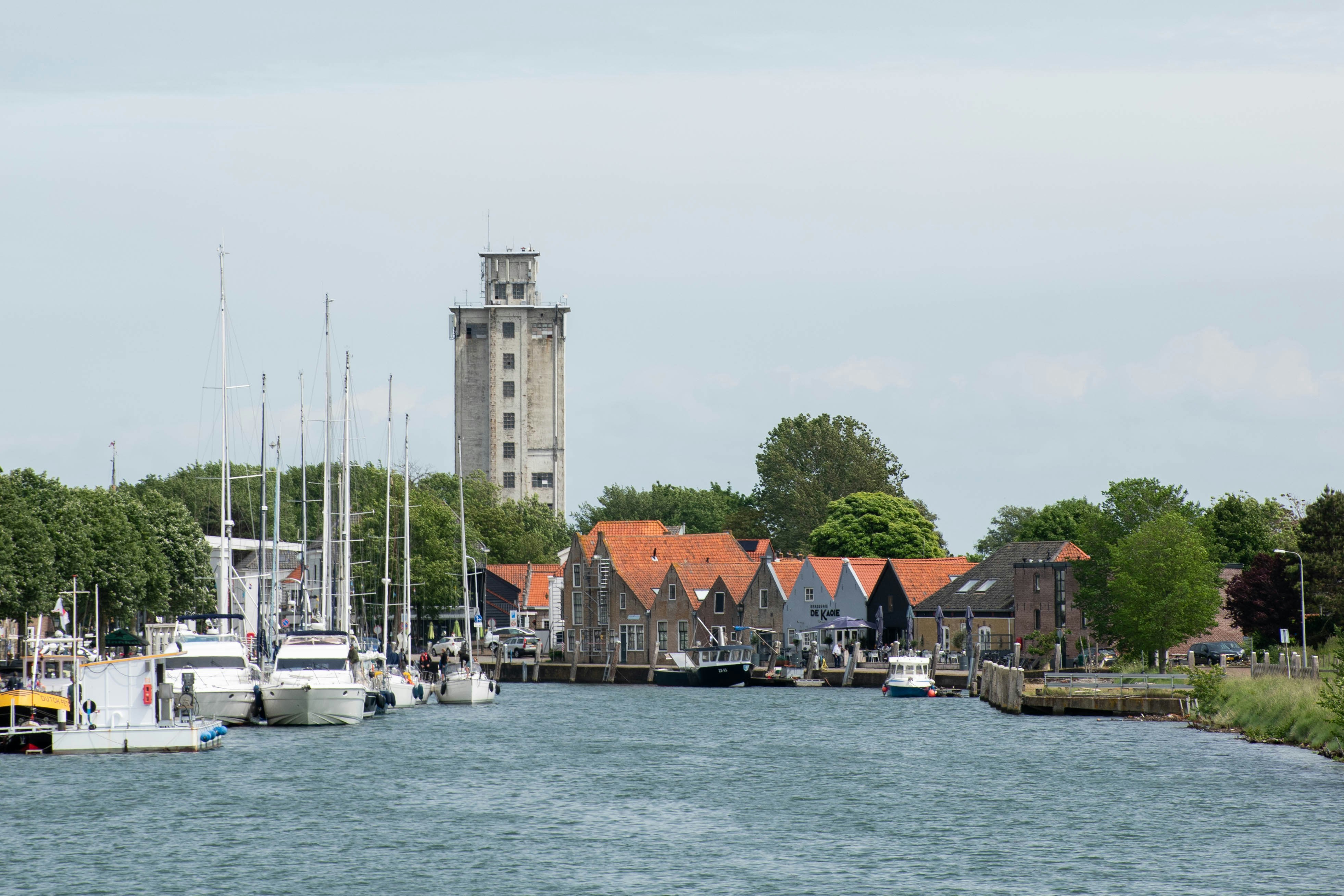Harborwatch: A Concrete Tower Over a Dutch Waterfront Village