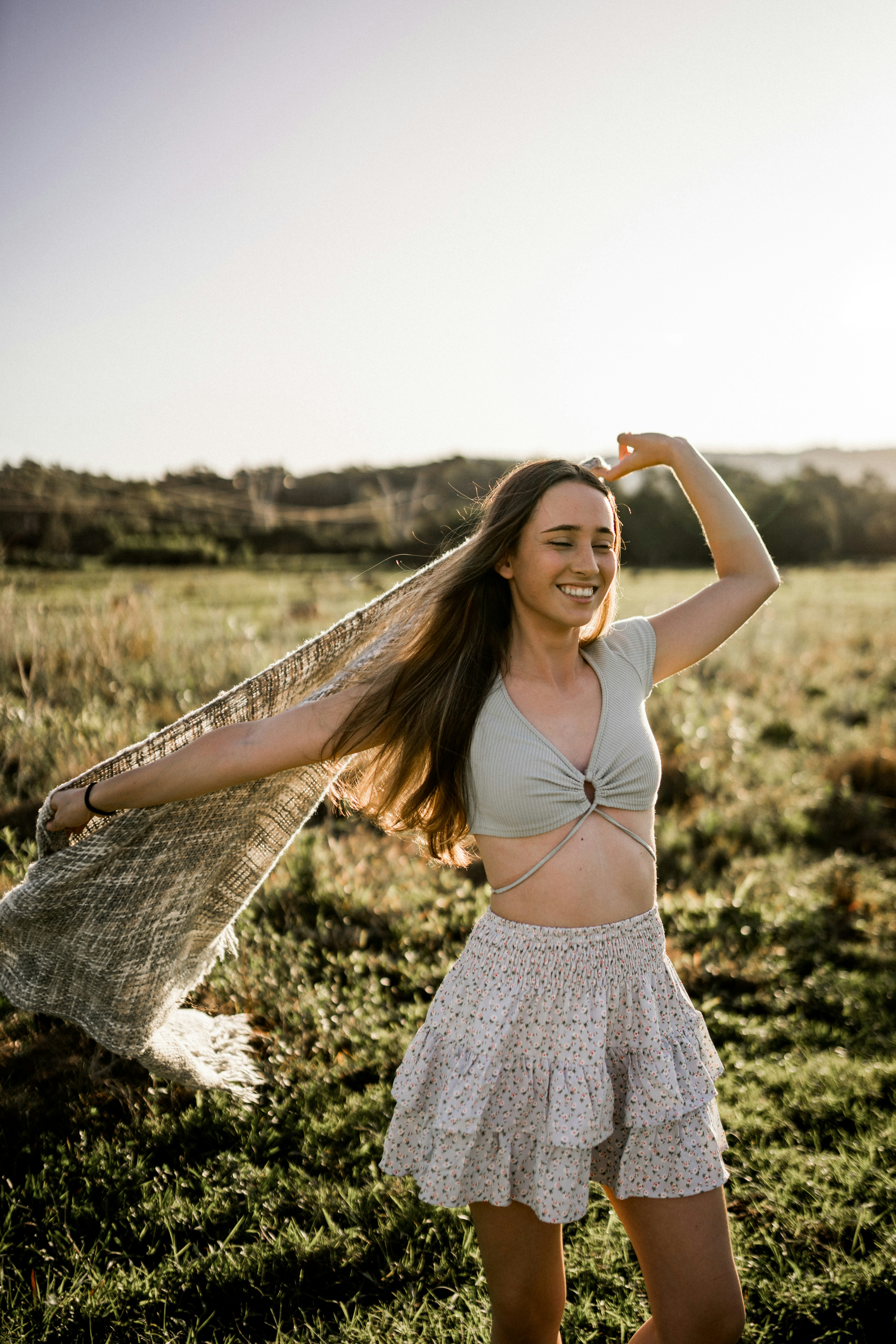 Wind-Woven Joy in the Golden Meadow