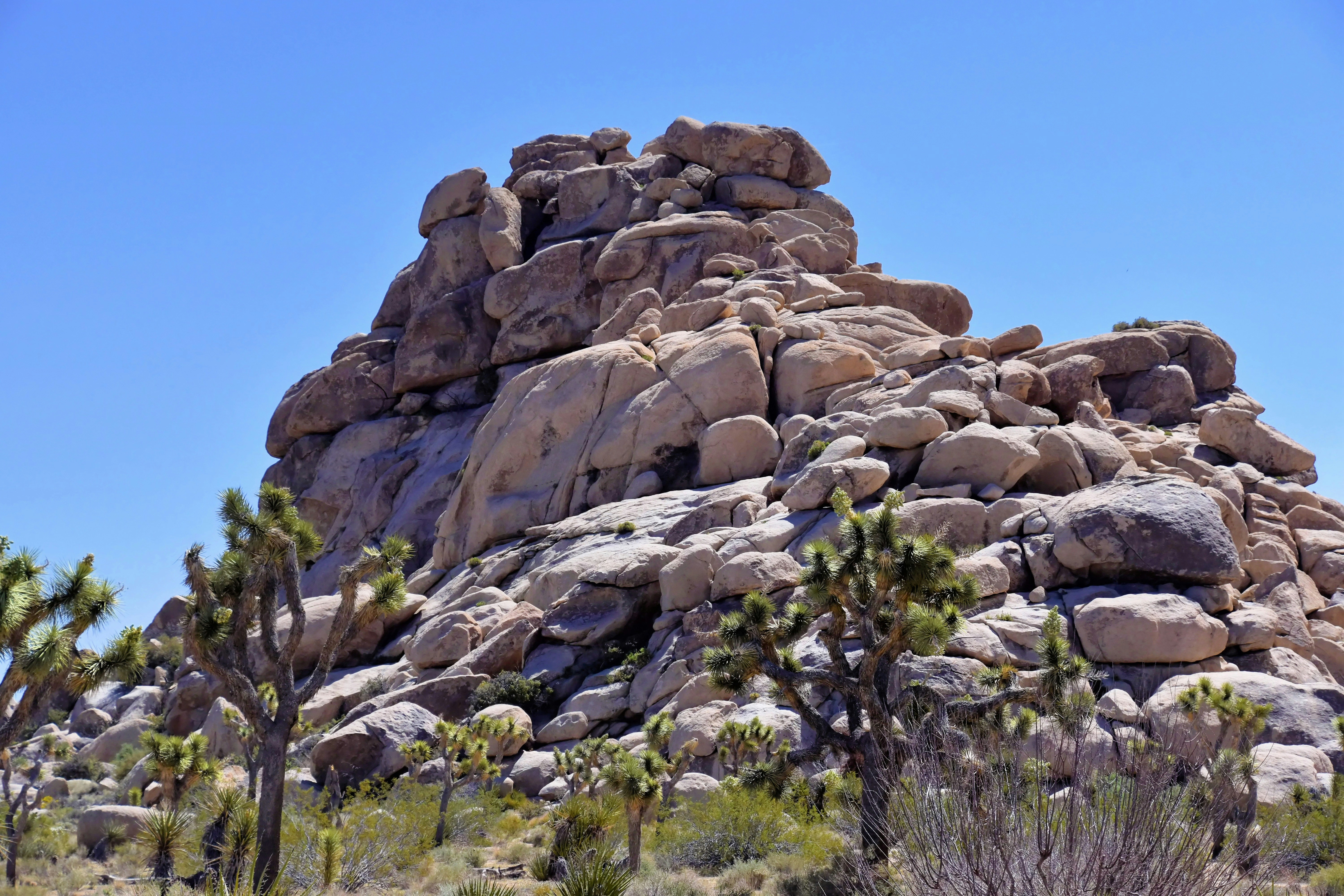 Une grande formation rocheuse au milieu d’un désert photo – Photo Parc ...
