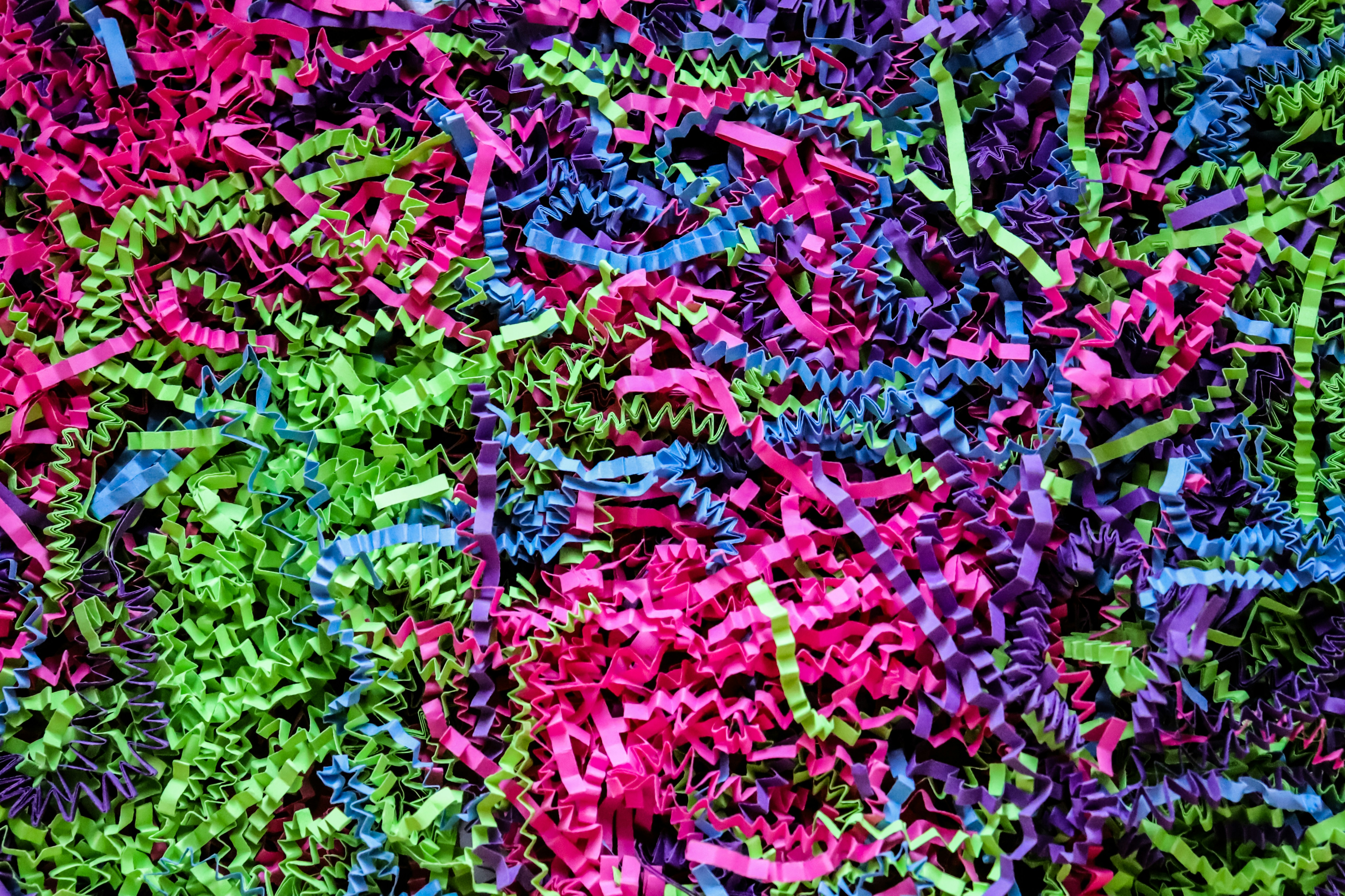 A large pile of colorful shredded paper photo – Free Pattern Image on ...