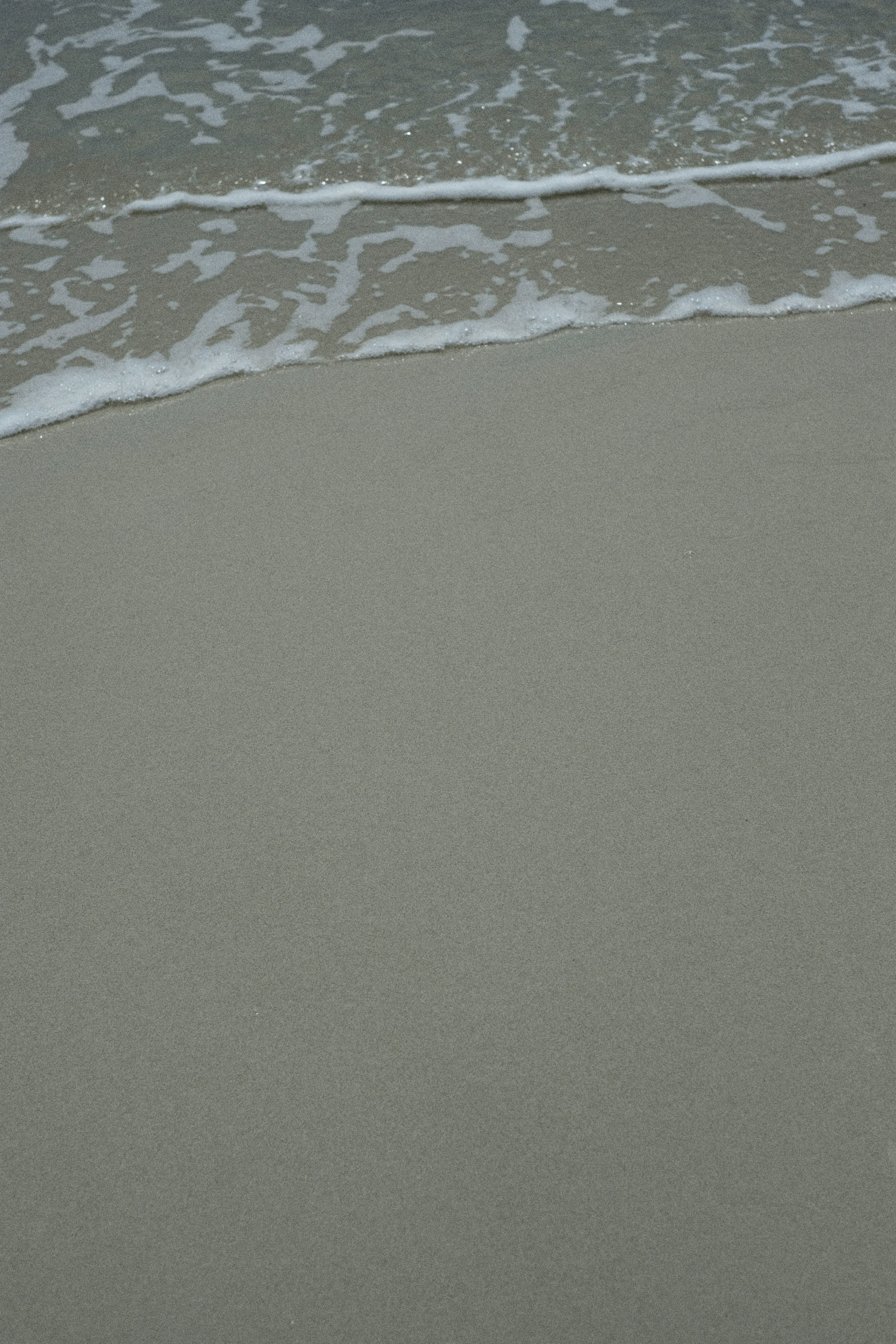 Gentle waves lapping against a sandy beach, capturing the serene essence of coastal tranquility.