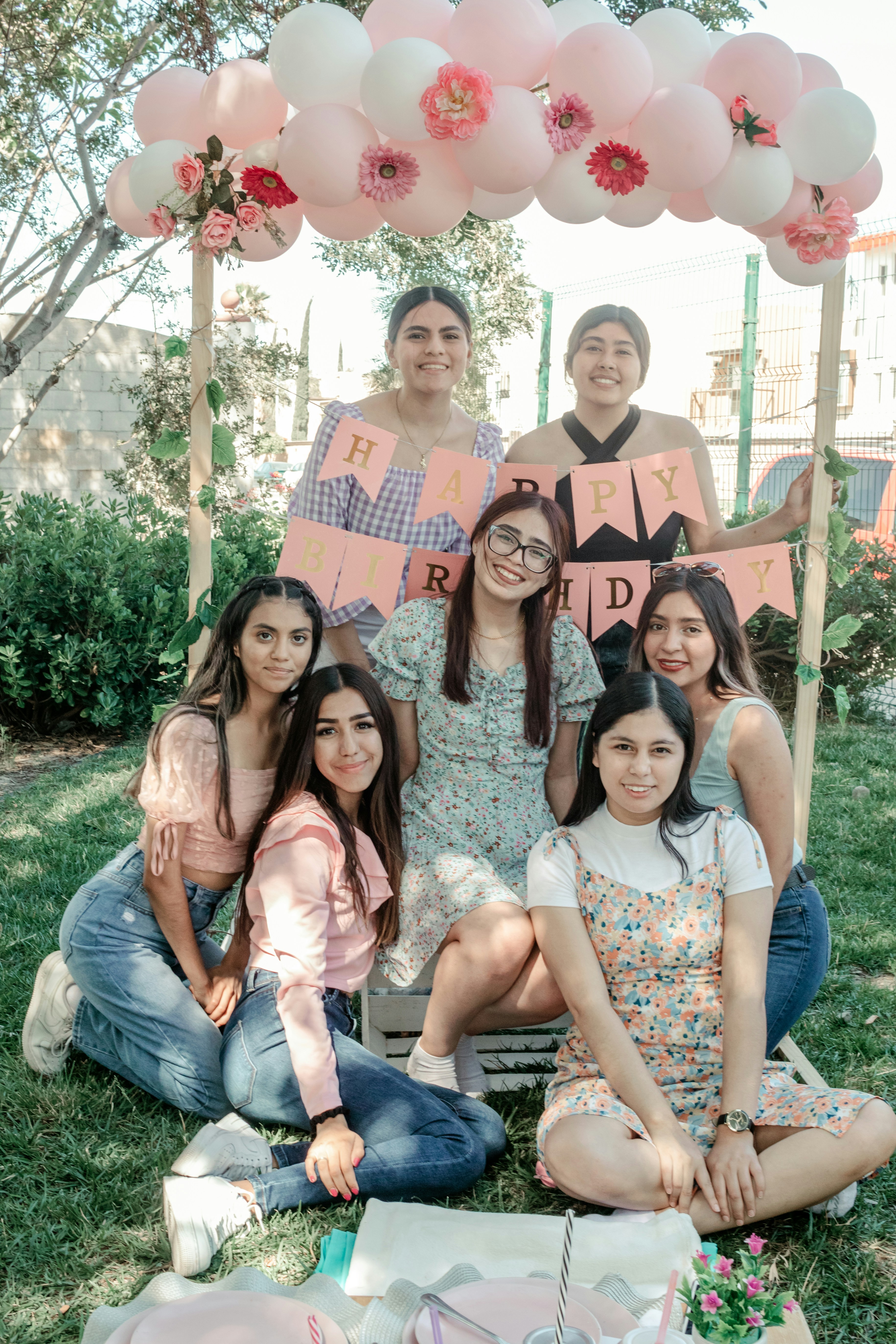 A group of people posing for a picture photo – Free Grey Image on Unsplash