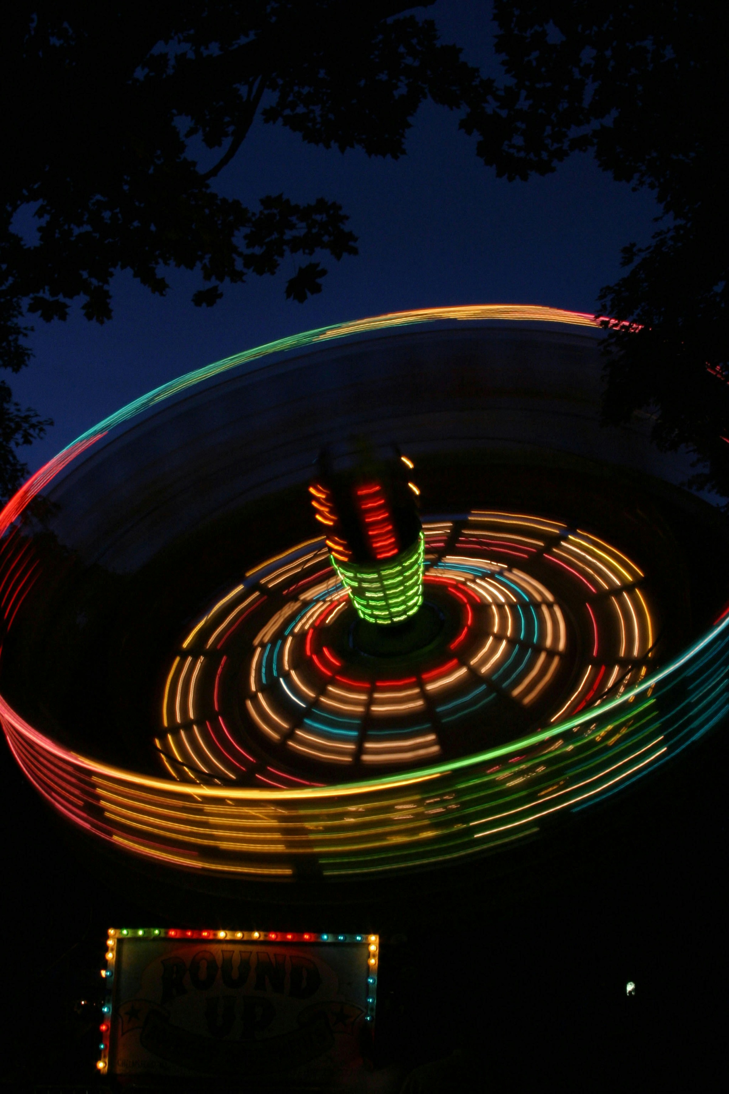 a colorful spiraling structure