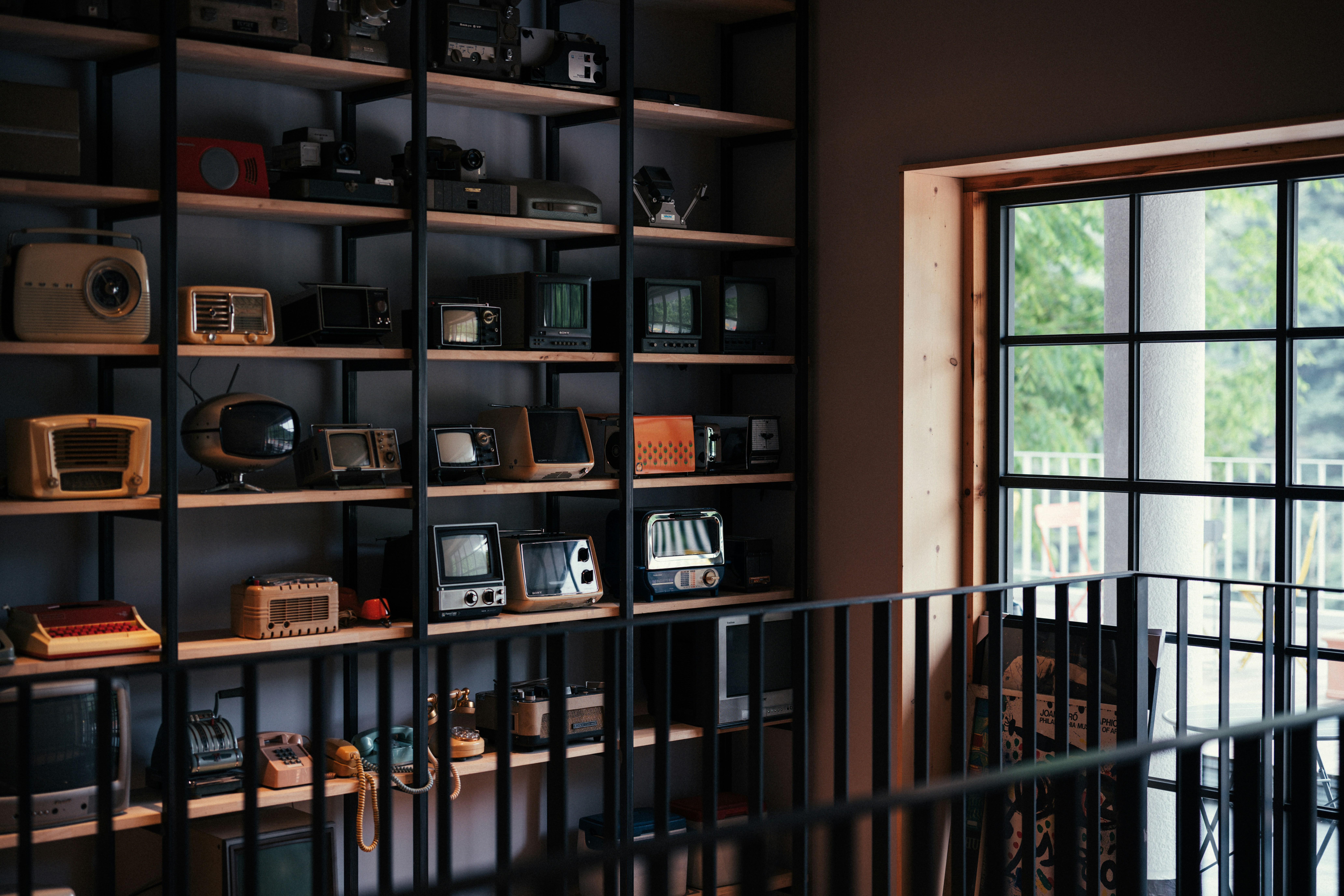 Retro Radio Rack: A Quiet Gallery of Vintage Electronics