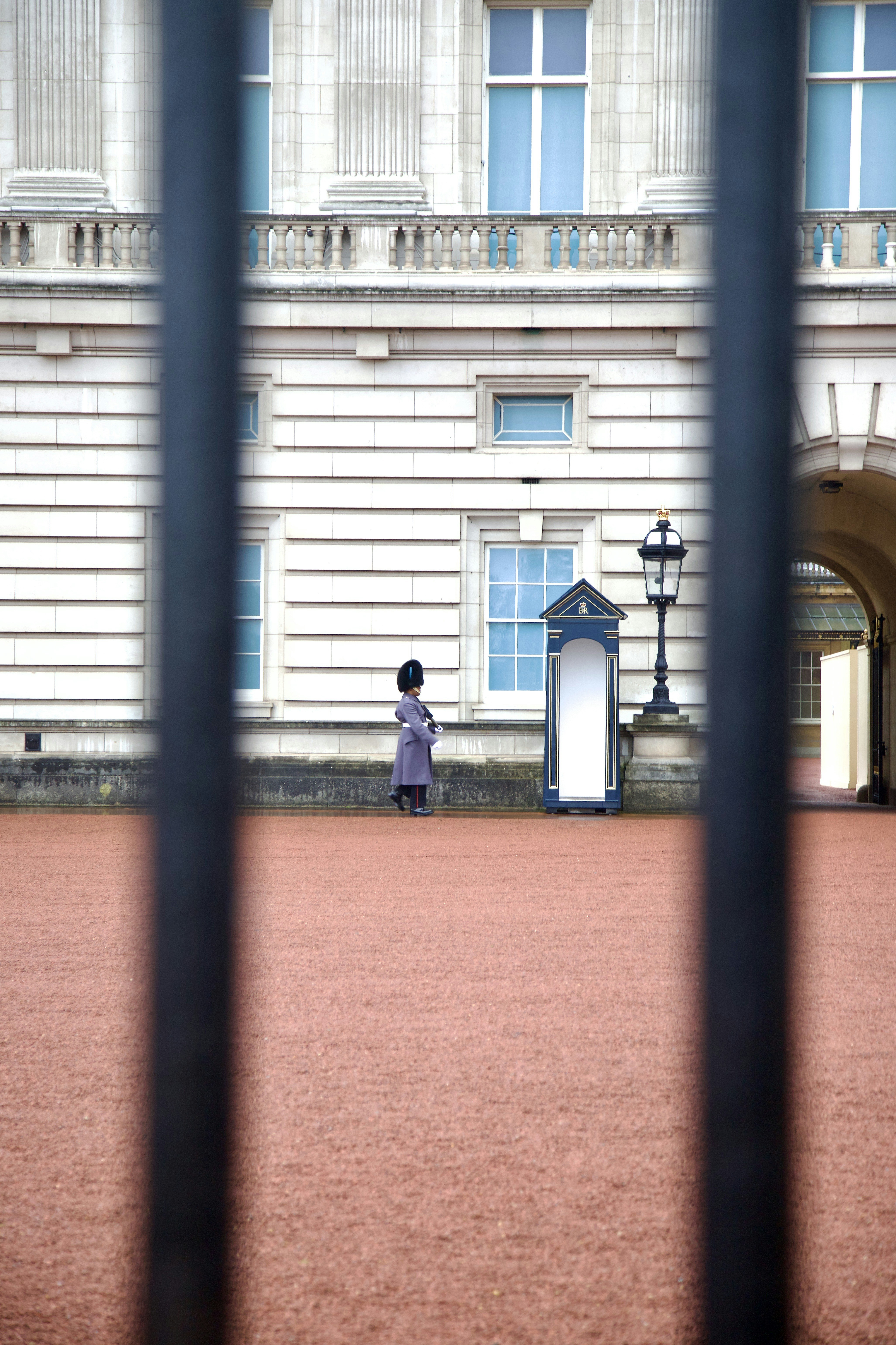 a person standing in front of a building