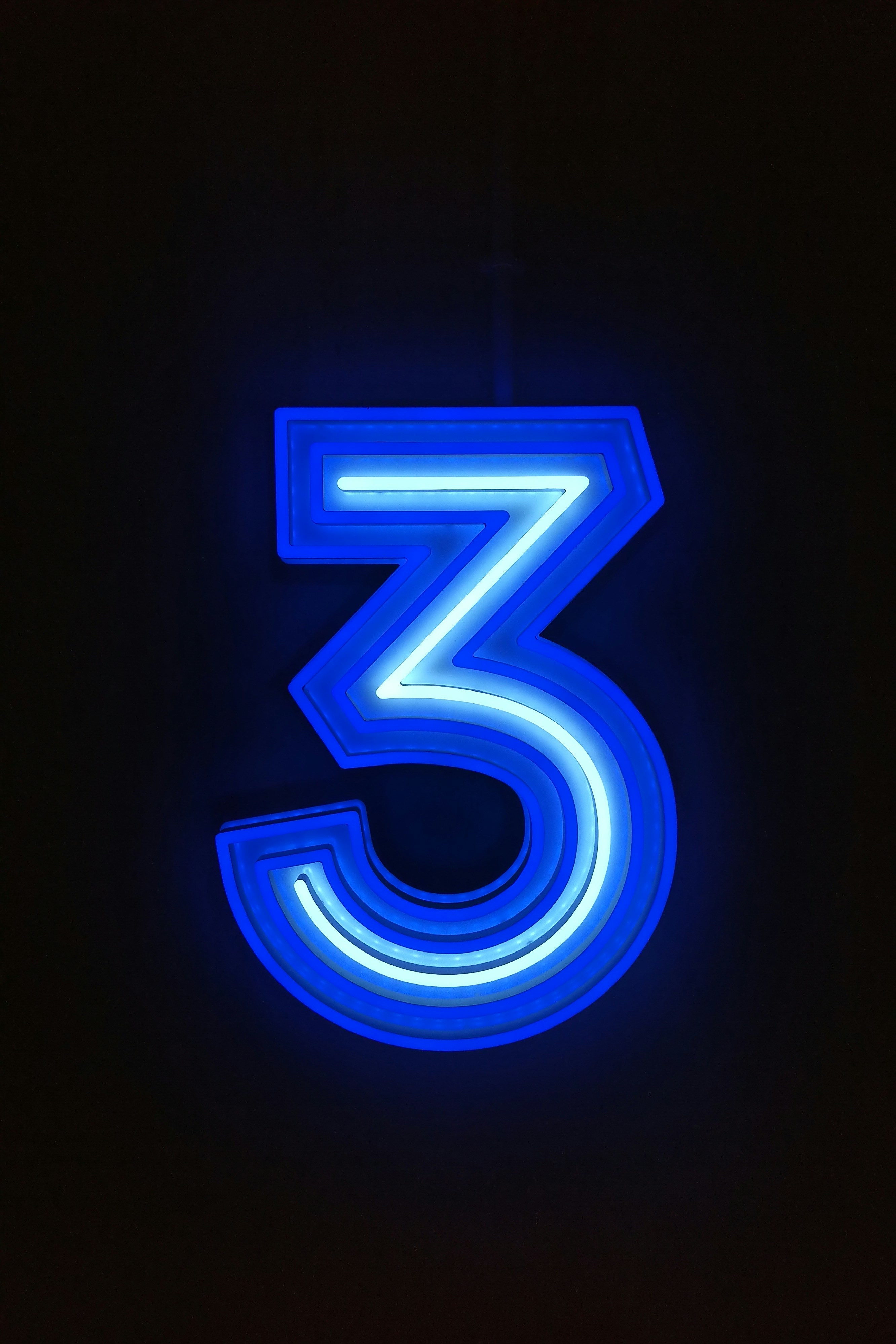 No. 3 | a blue light in the dark