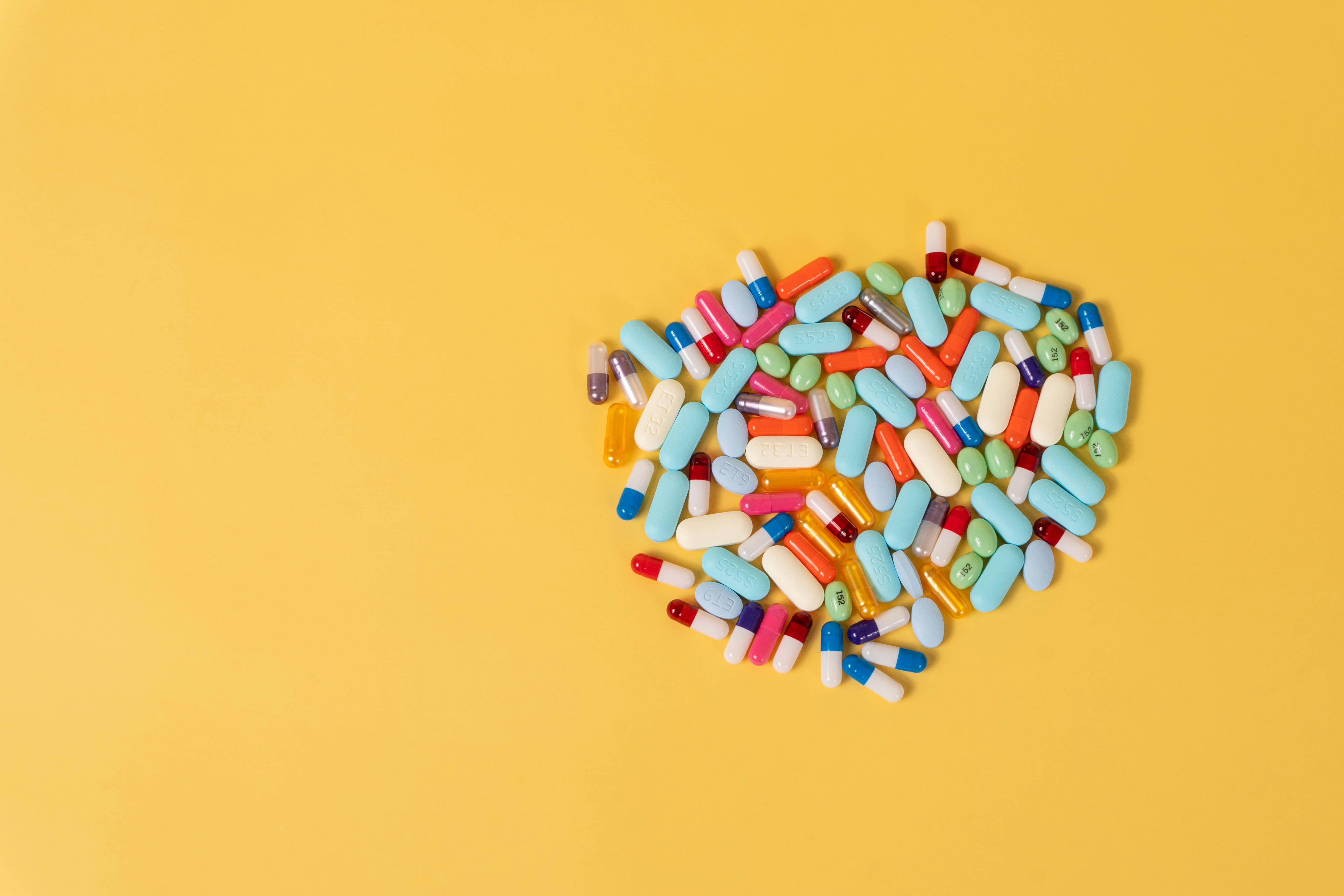 Colorful Pills Wallpaper