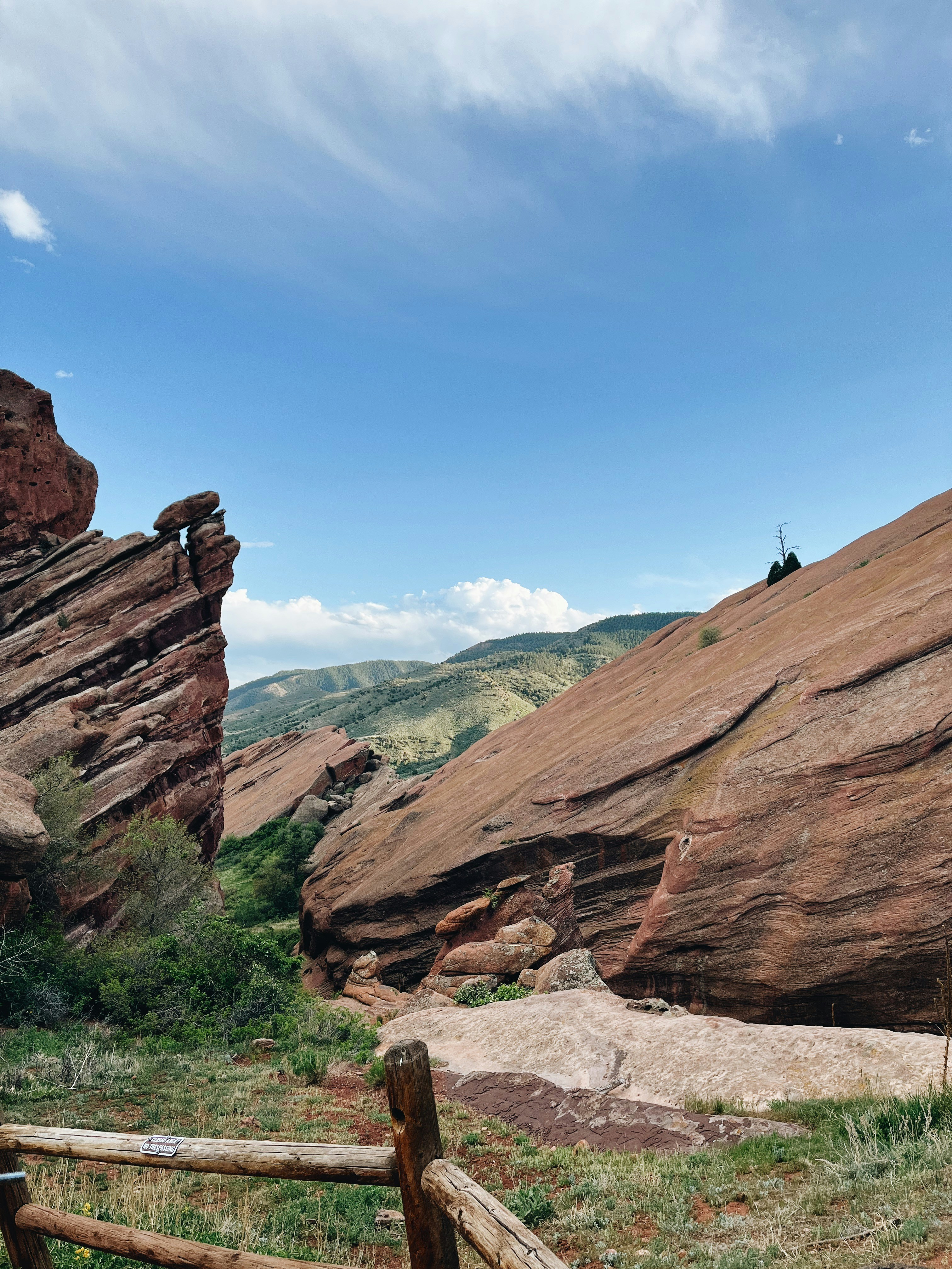 Sunlit Strata: Red Rock Walls Framed by a Cerulean Sky