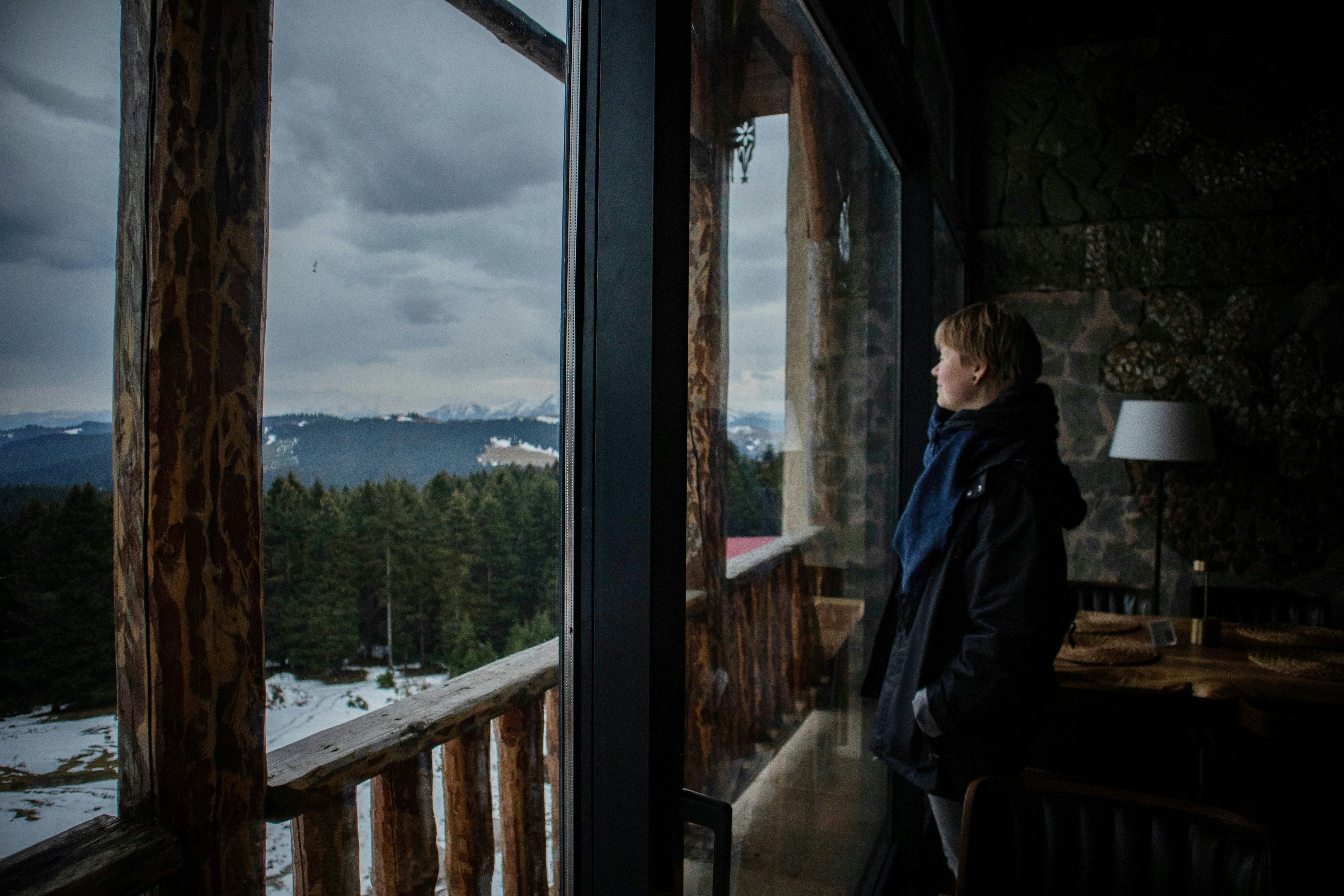 Contemplation Amidst Mountain Shadows