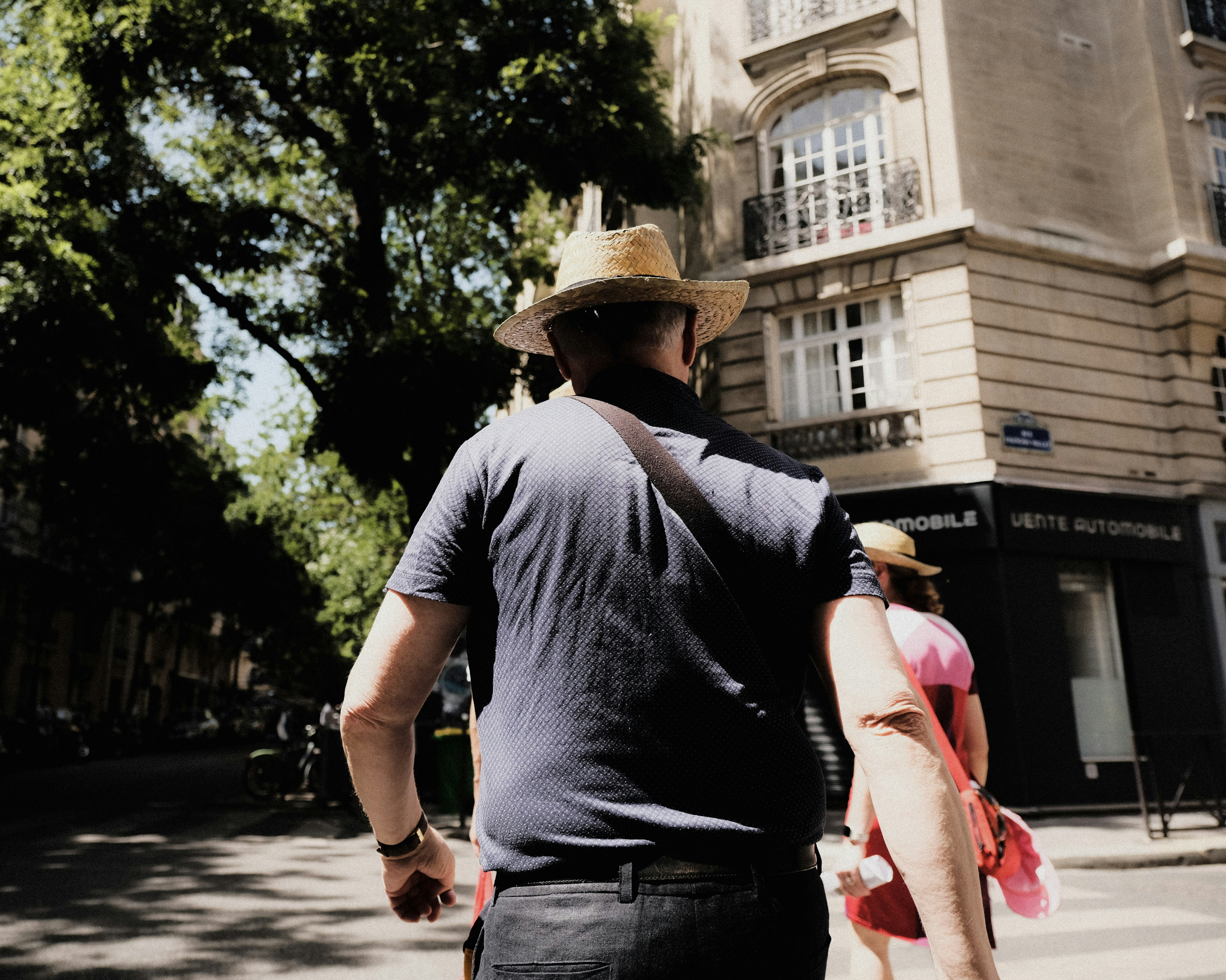 a person wearing a hat