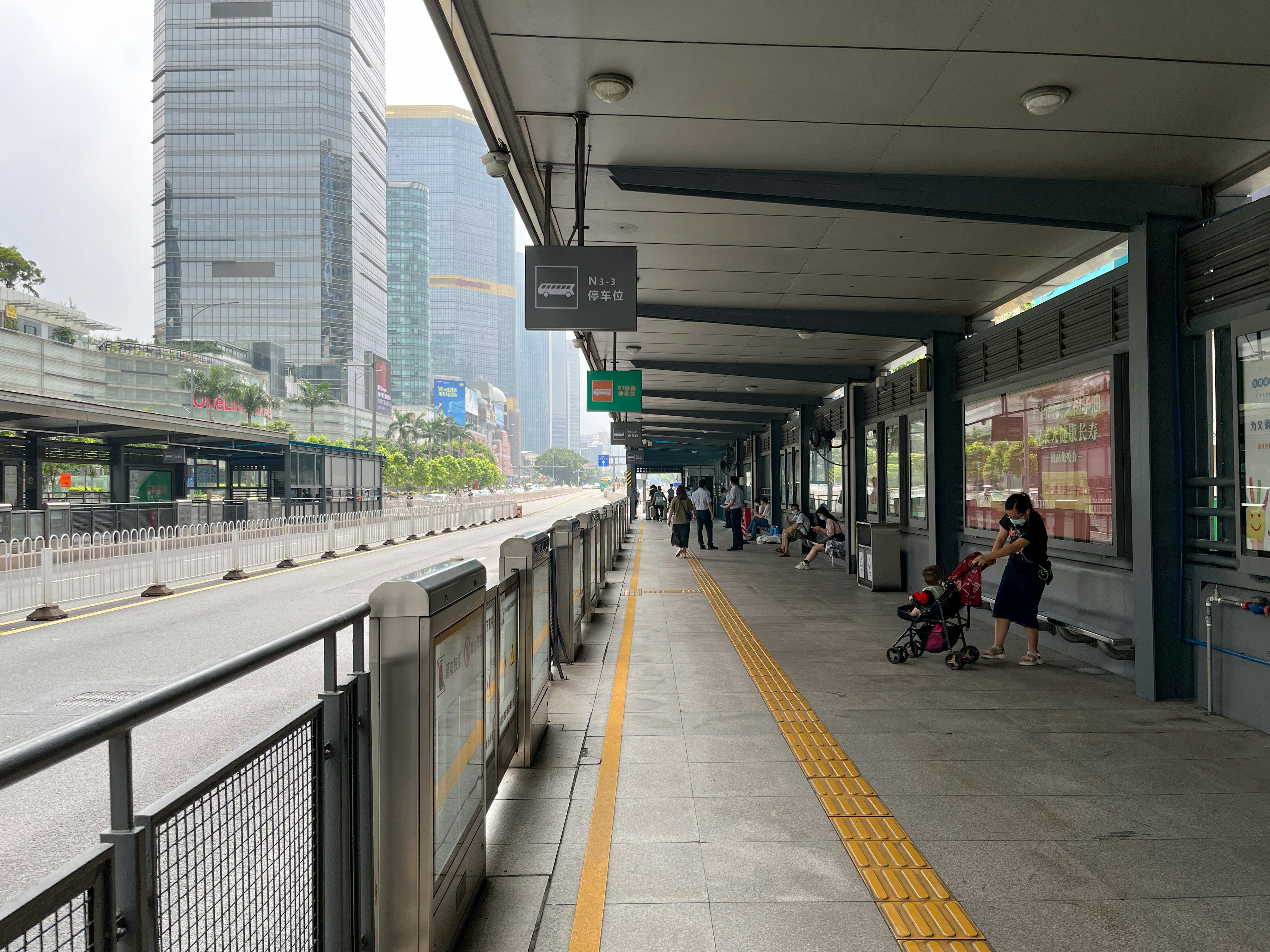 A train station with people and a baby stroller photo – Free Traffic ...