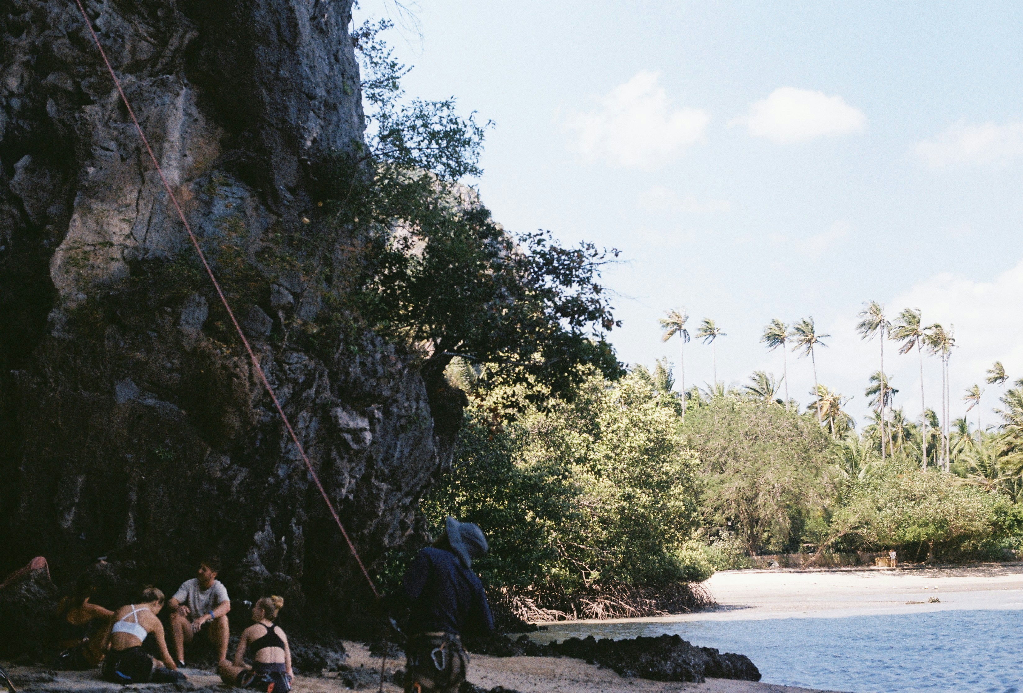 Climbing in under the sun and by the beach is undeniably one of my best climbs. 