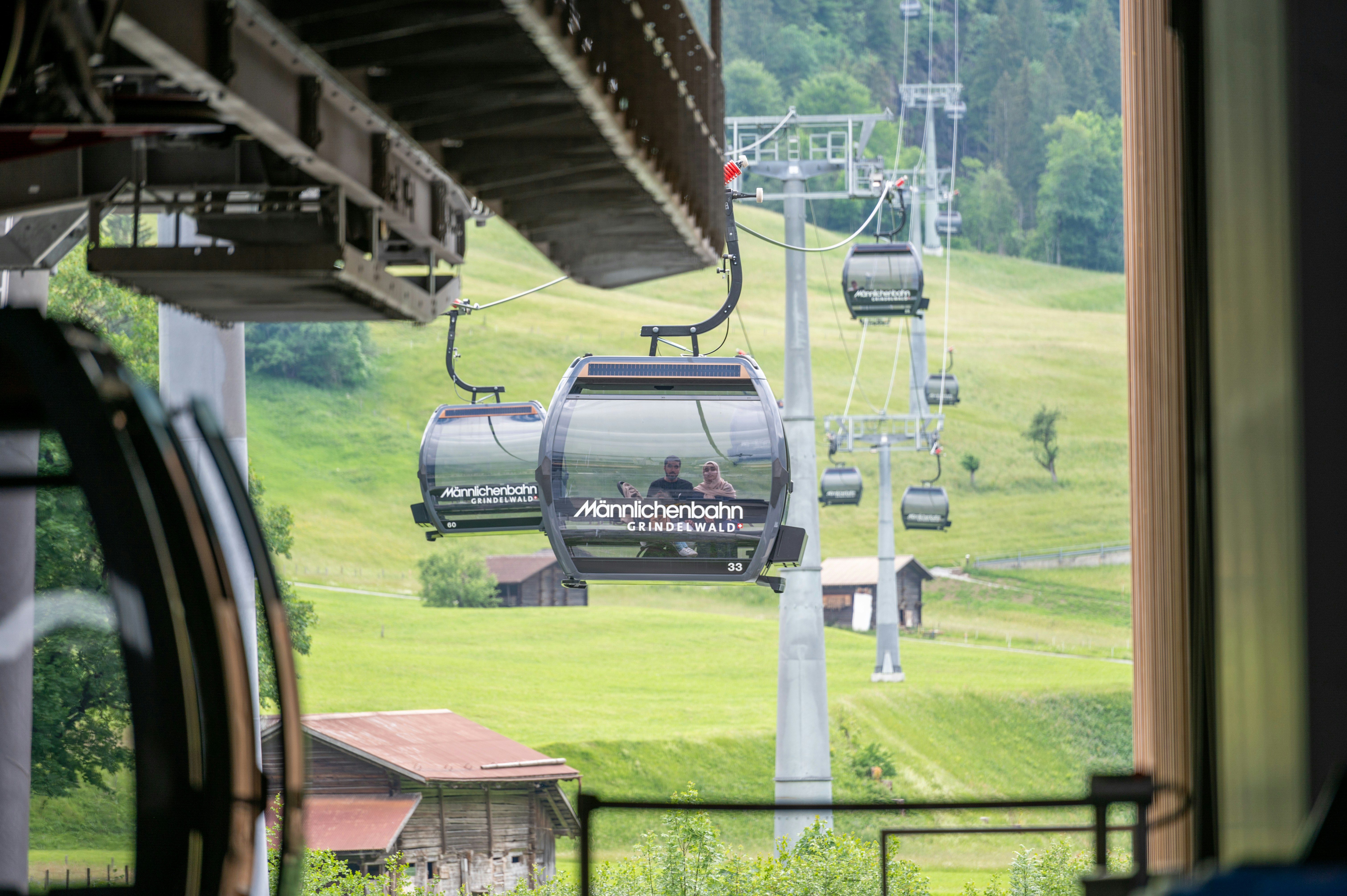 Lifeline of the Alps: A Cable Car Glide Through Green Valleys