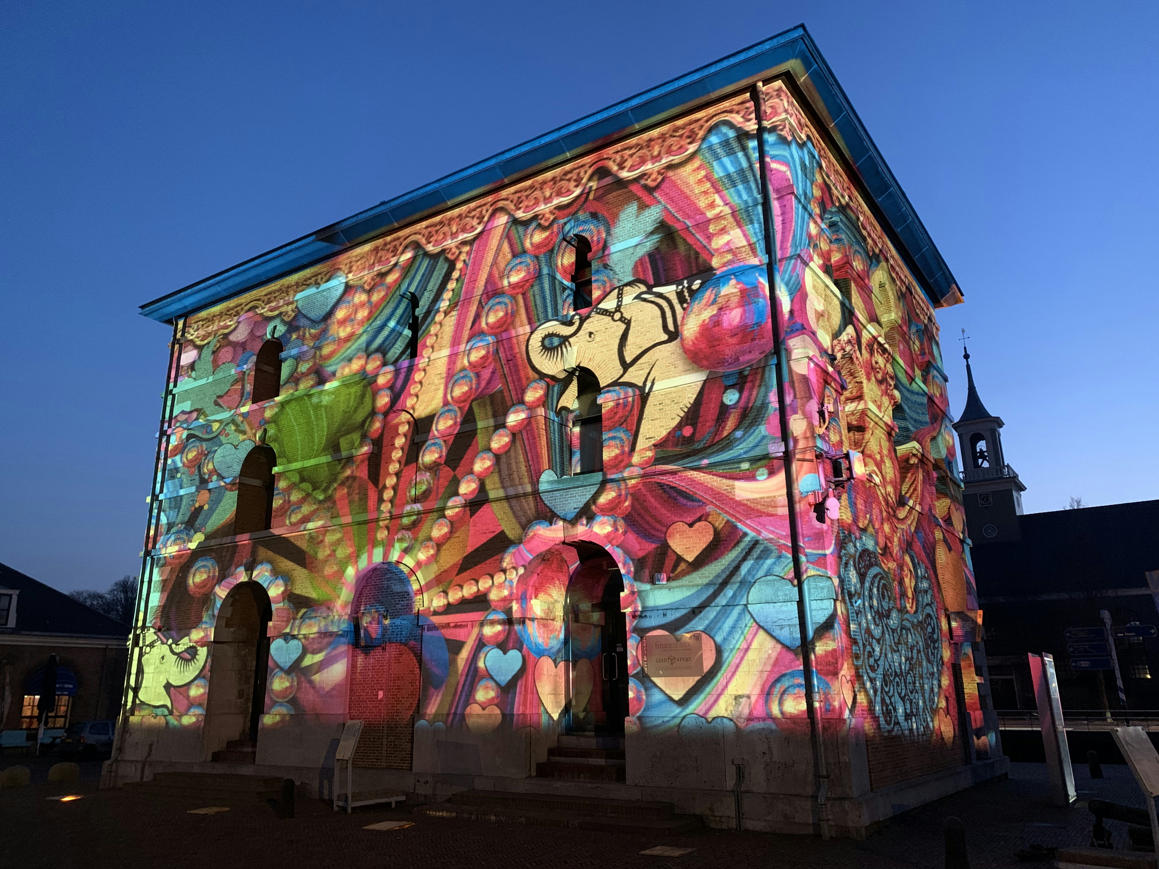 Vibrant Facade Illumination