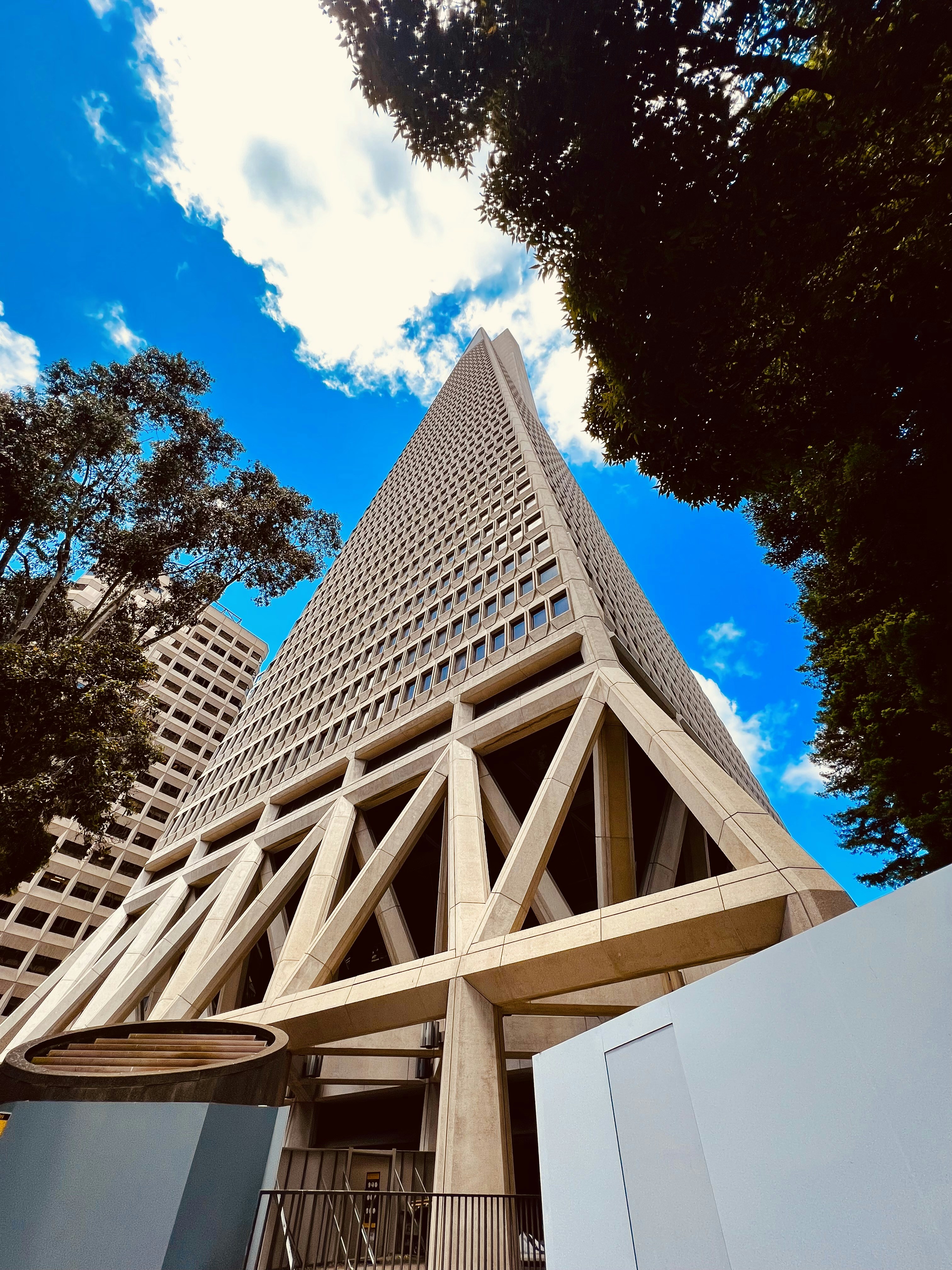 A tall building with a pointed roof photo – Free San francisco Image on ...