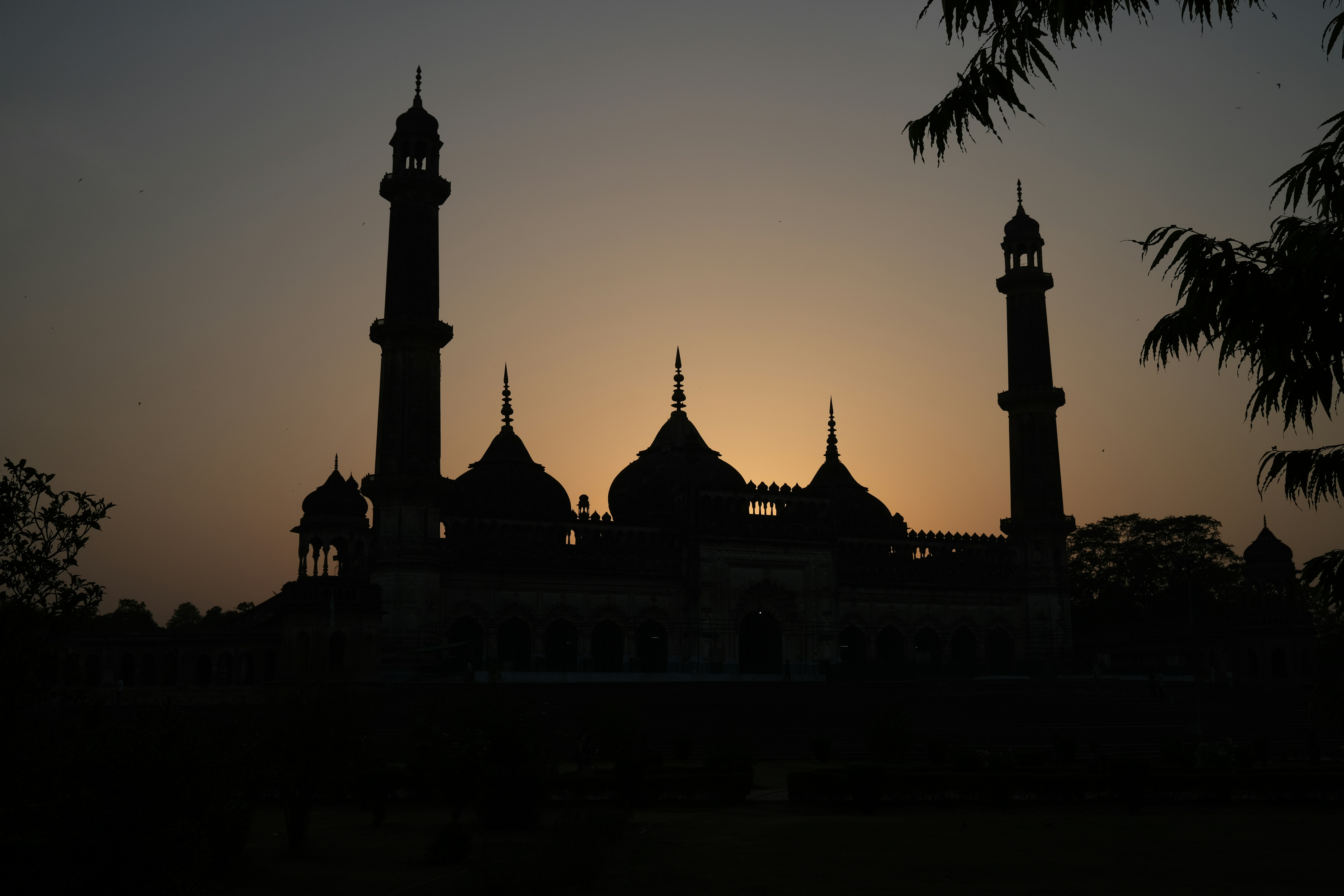 Silhouette of Serenity: Twilight Mosque