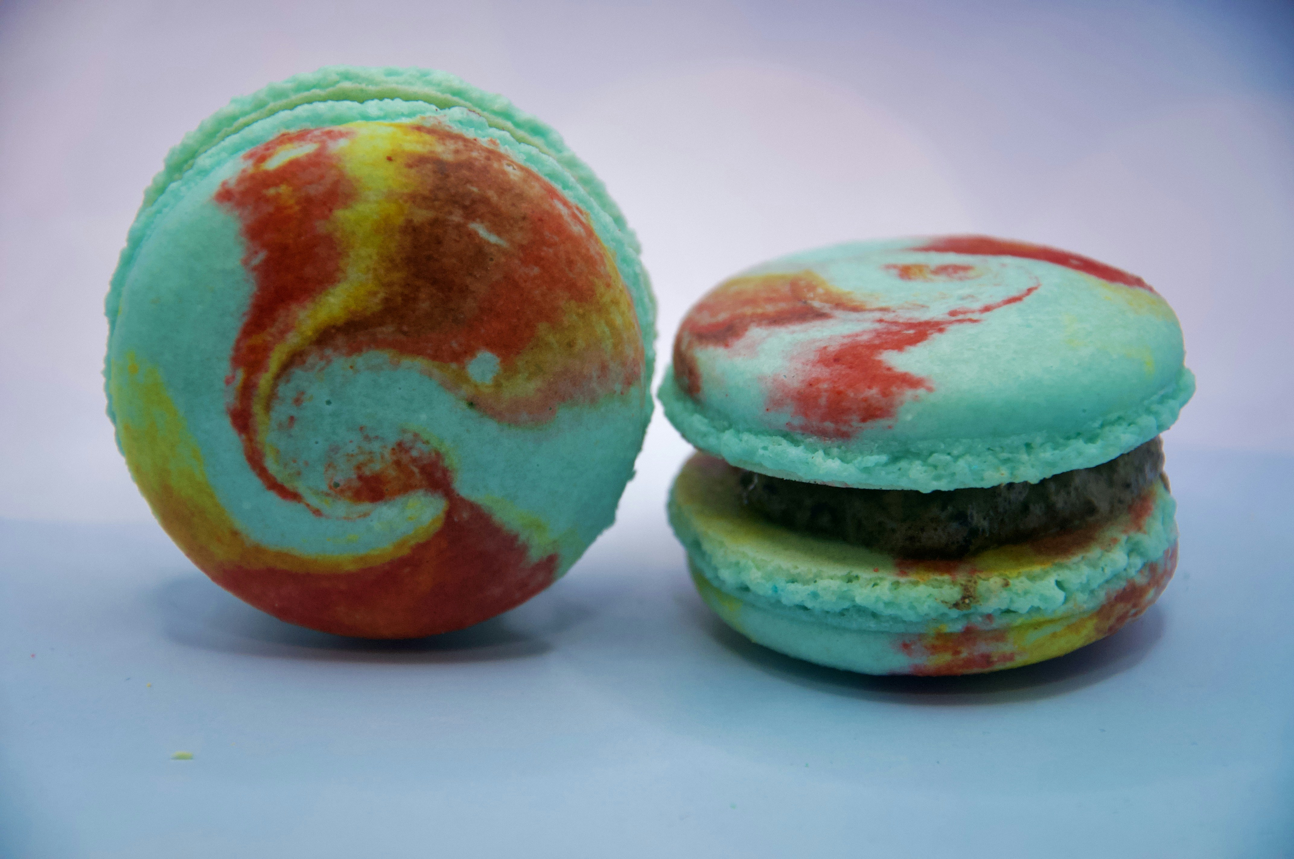Swirling Colors of Delight: A Macaron Masterpiece