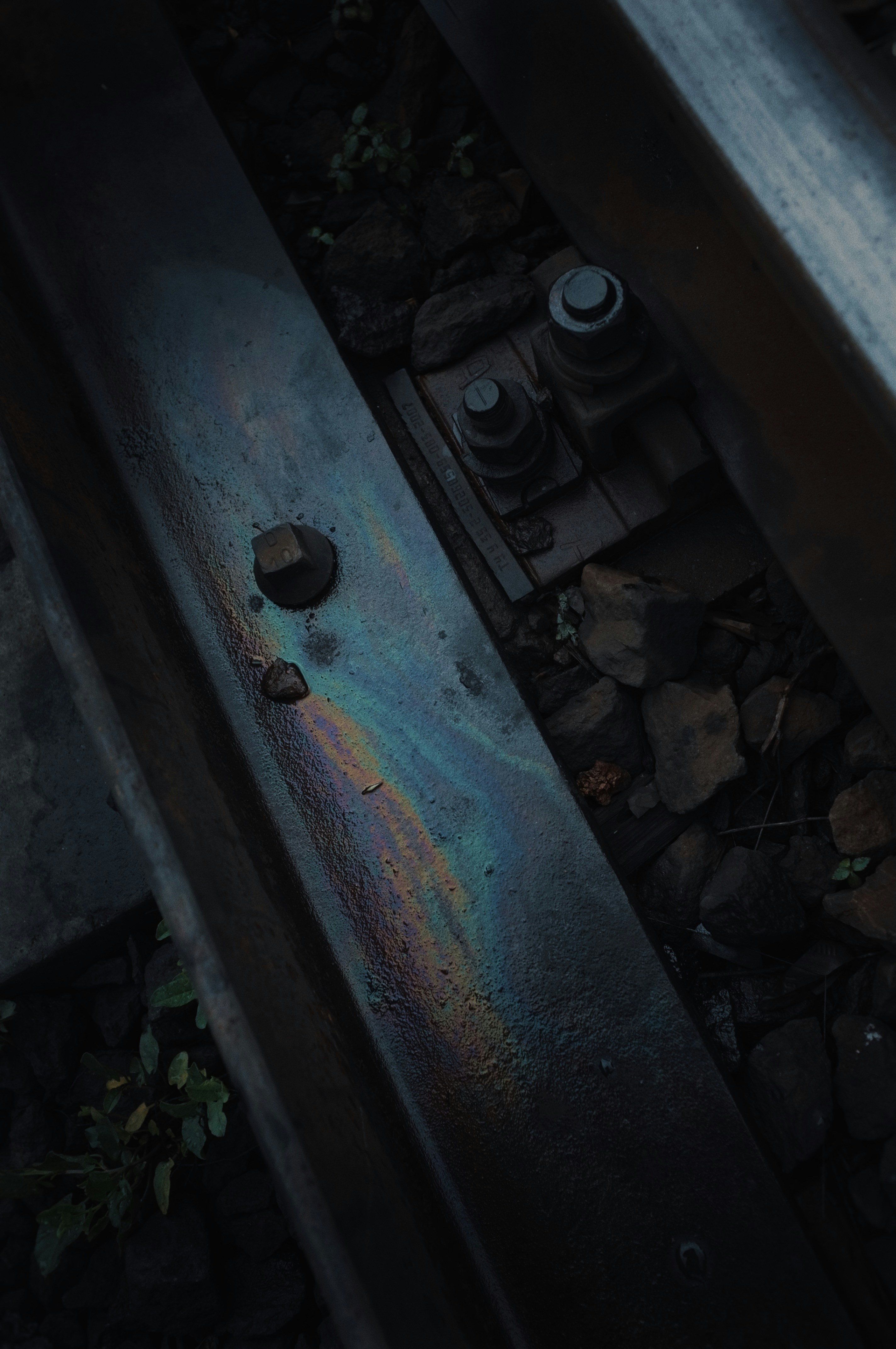 Rust, Rust, and Rails: A Quiet Moment on Weathered Steel