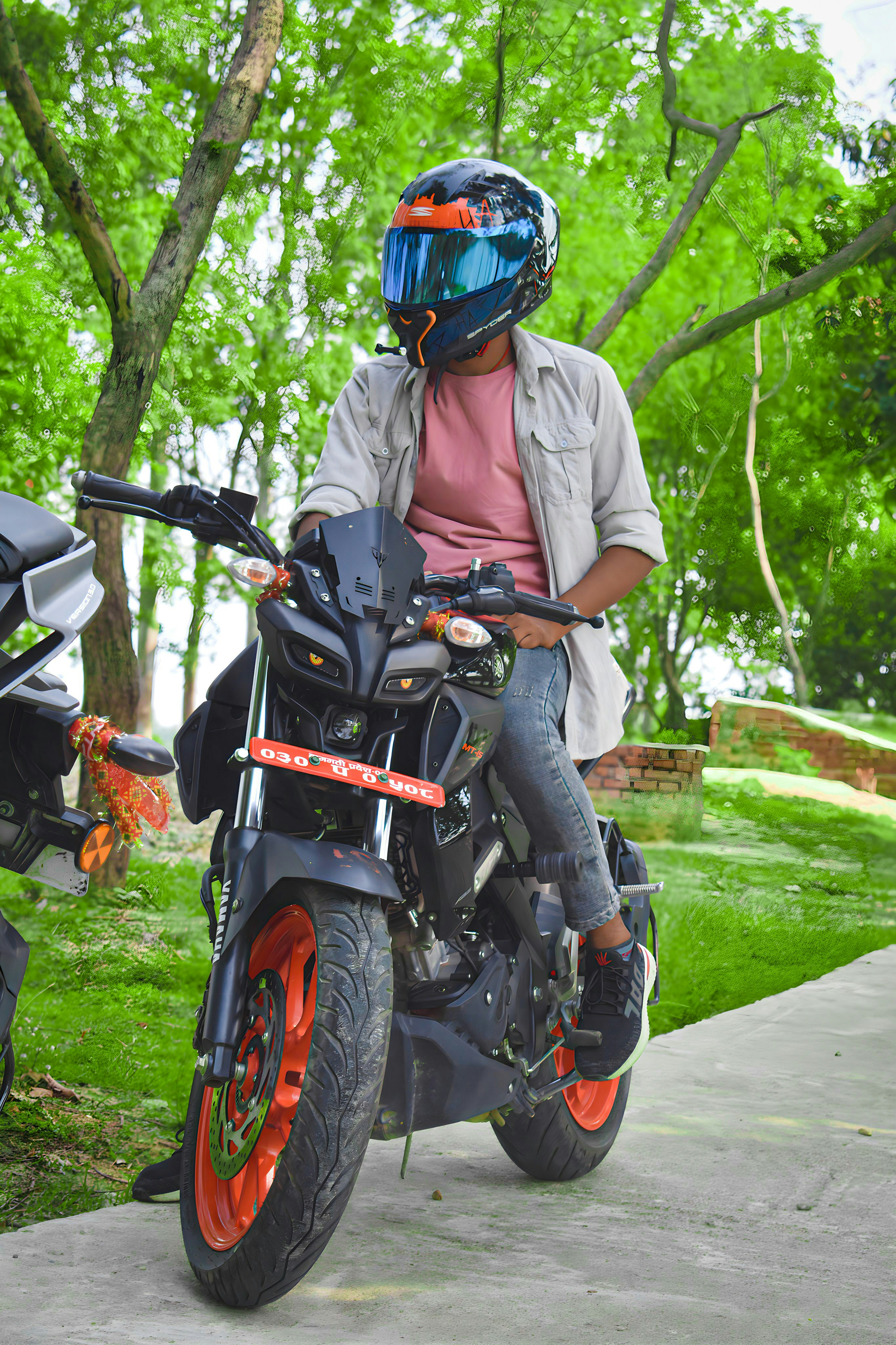 Rider Yamaha MT 15 Highway Landscape 4K Ultra HD Mobile Wallpaper ...