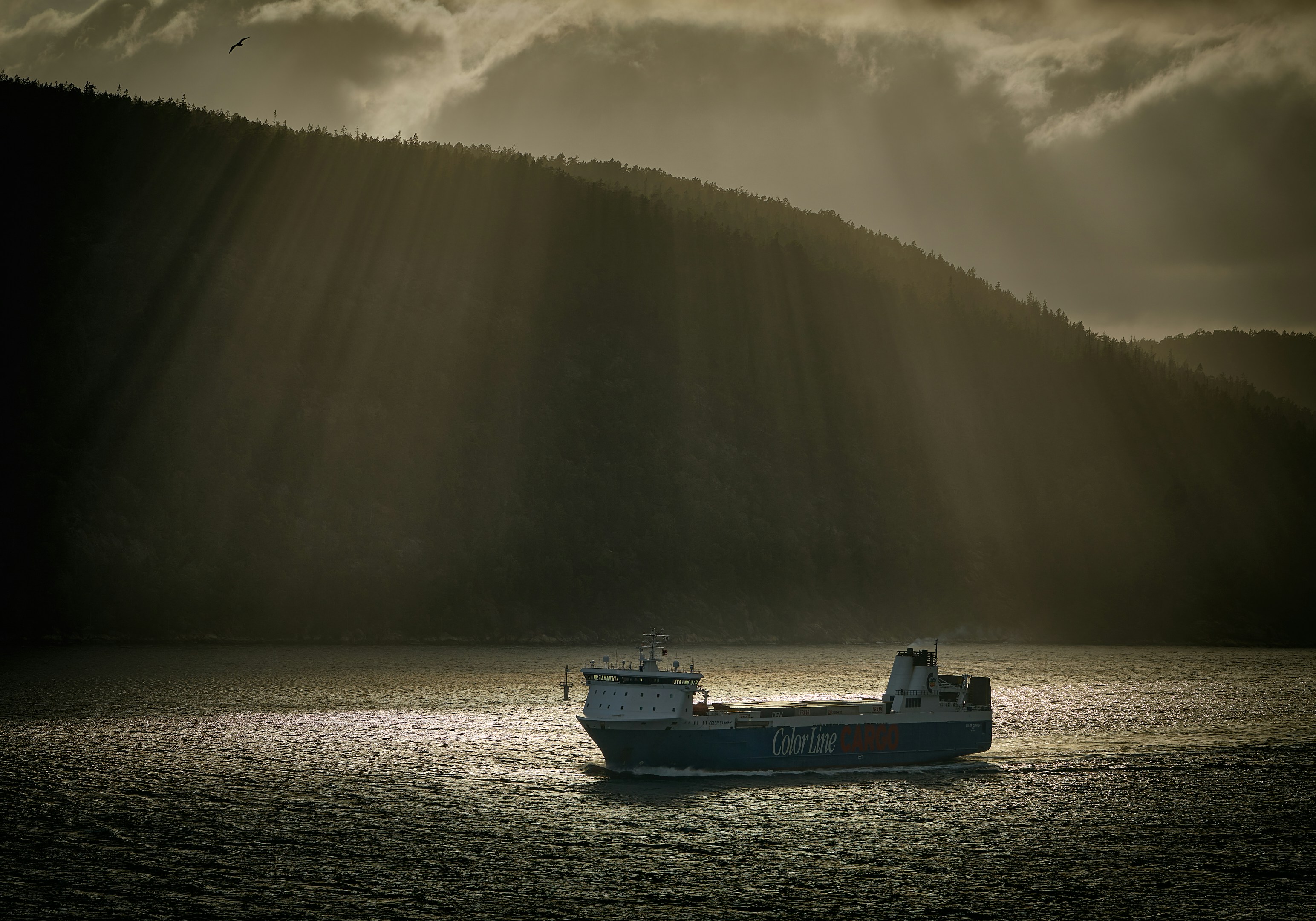 a boat in the water
