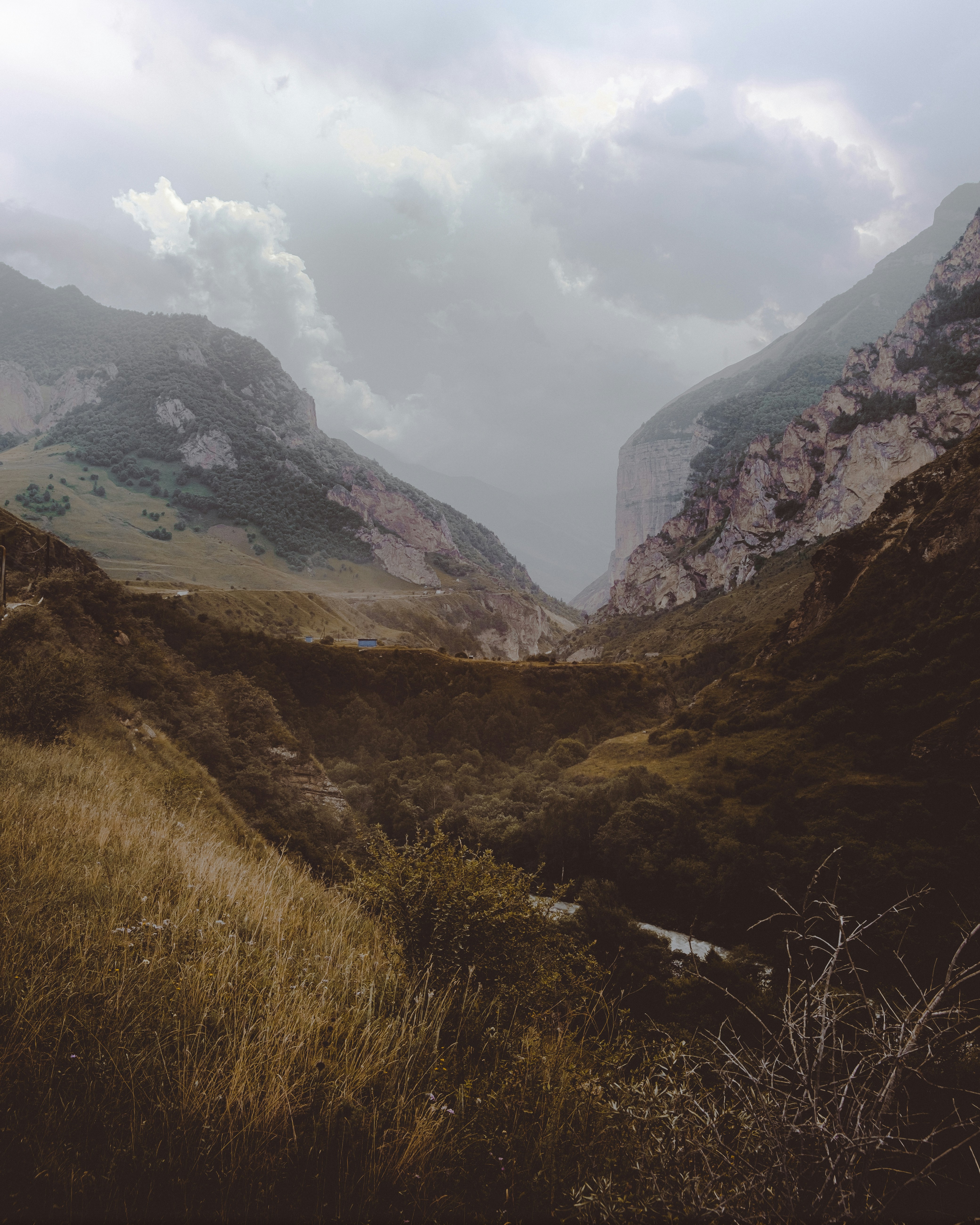 A valley between mountains photo – Free Grey Image on Unsplash