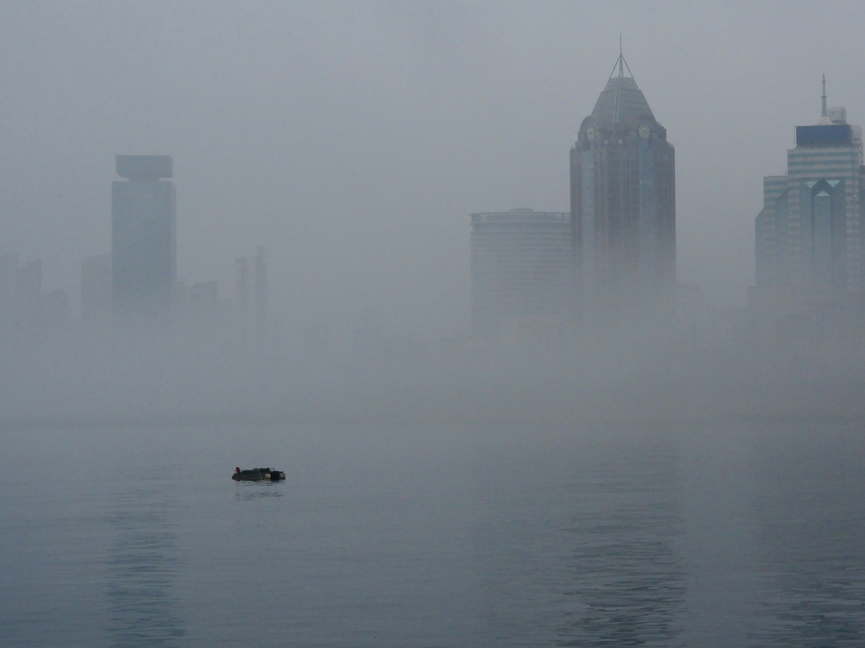 Whispers in the Mist: Urban Silhouettes