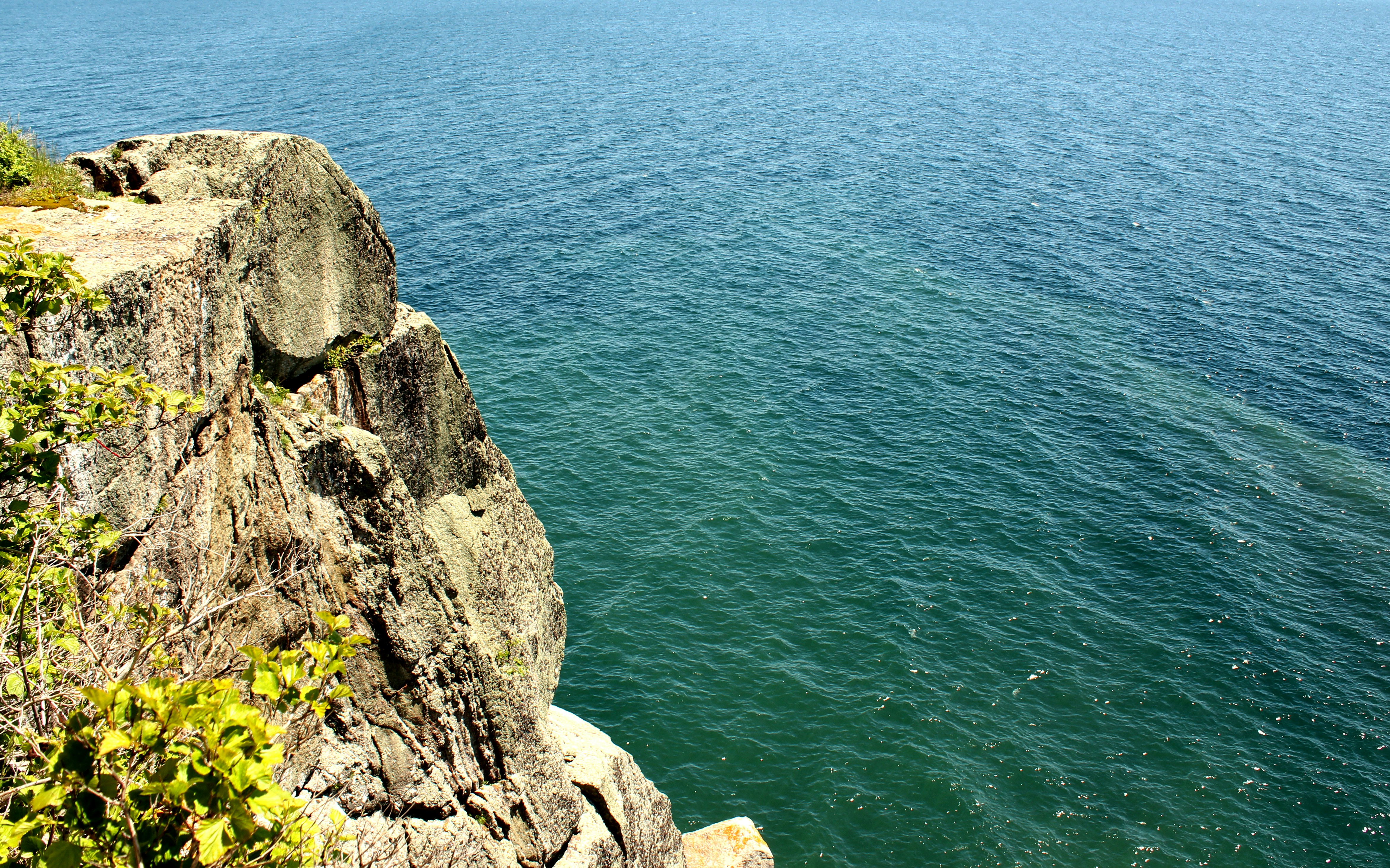 A cliff overlooking the ocean photo – Free Cliff Image on Unsplash