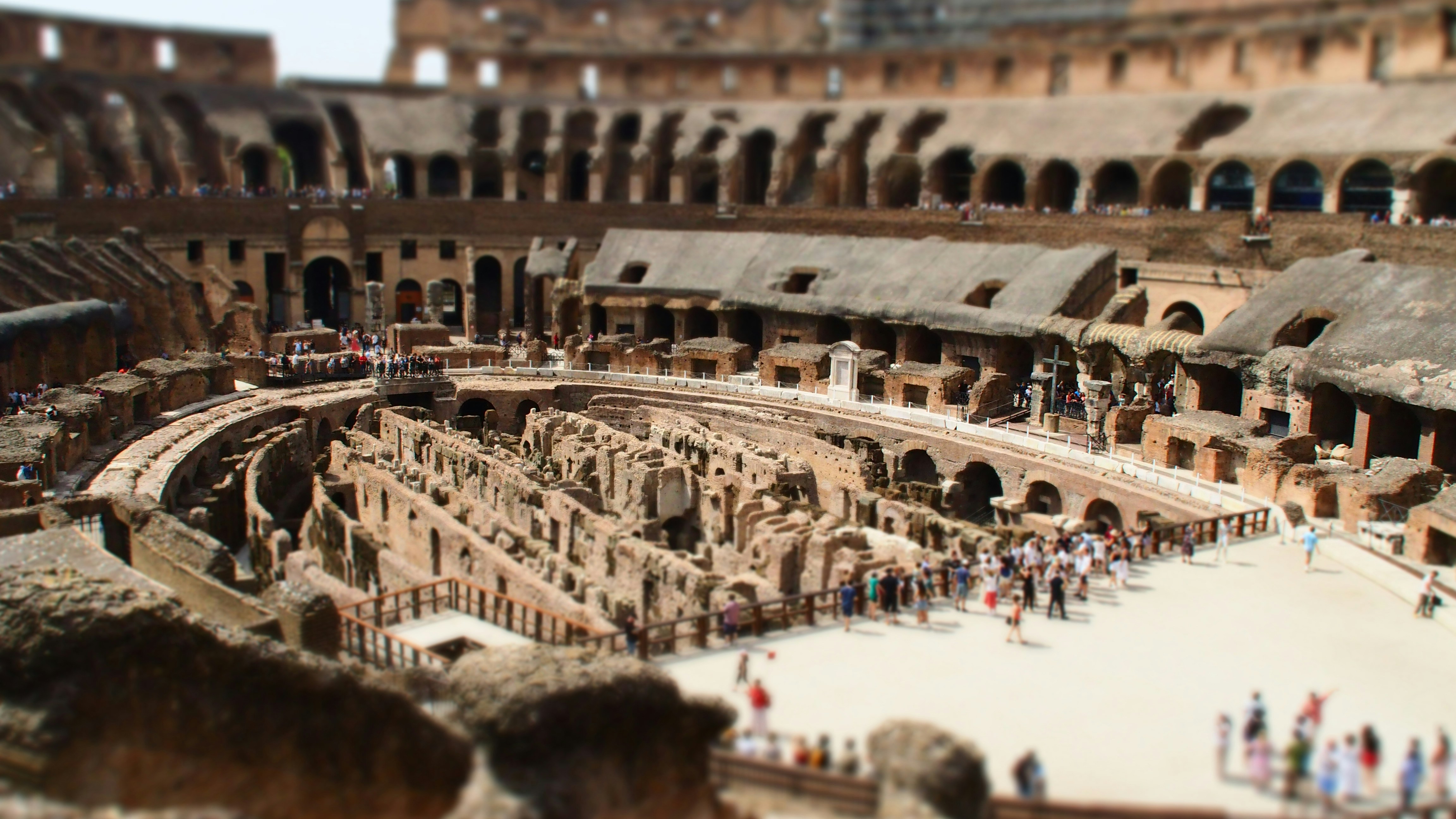 Inner Circle: Visitors Thread the Colosseum's Ancient Labyrinth