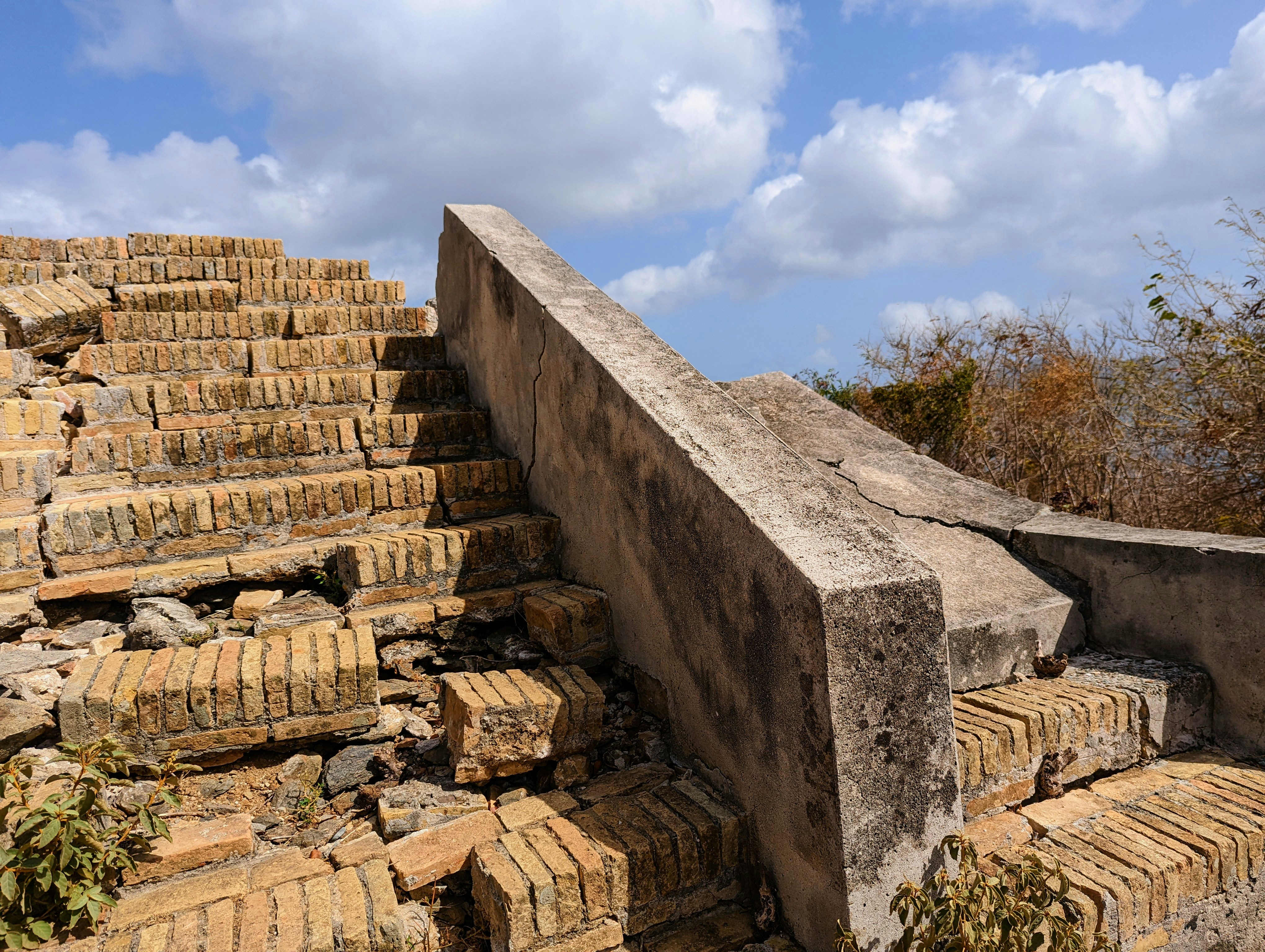 The ruins of an old sugar plantation.