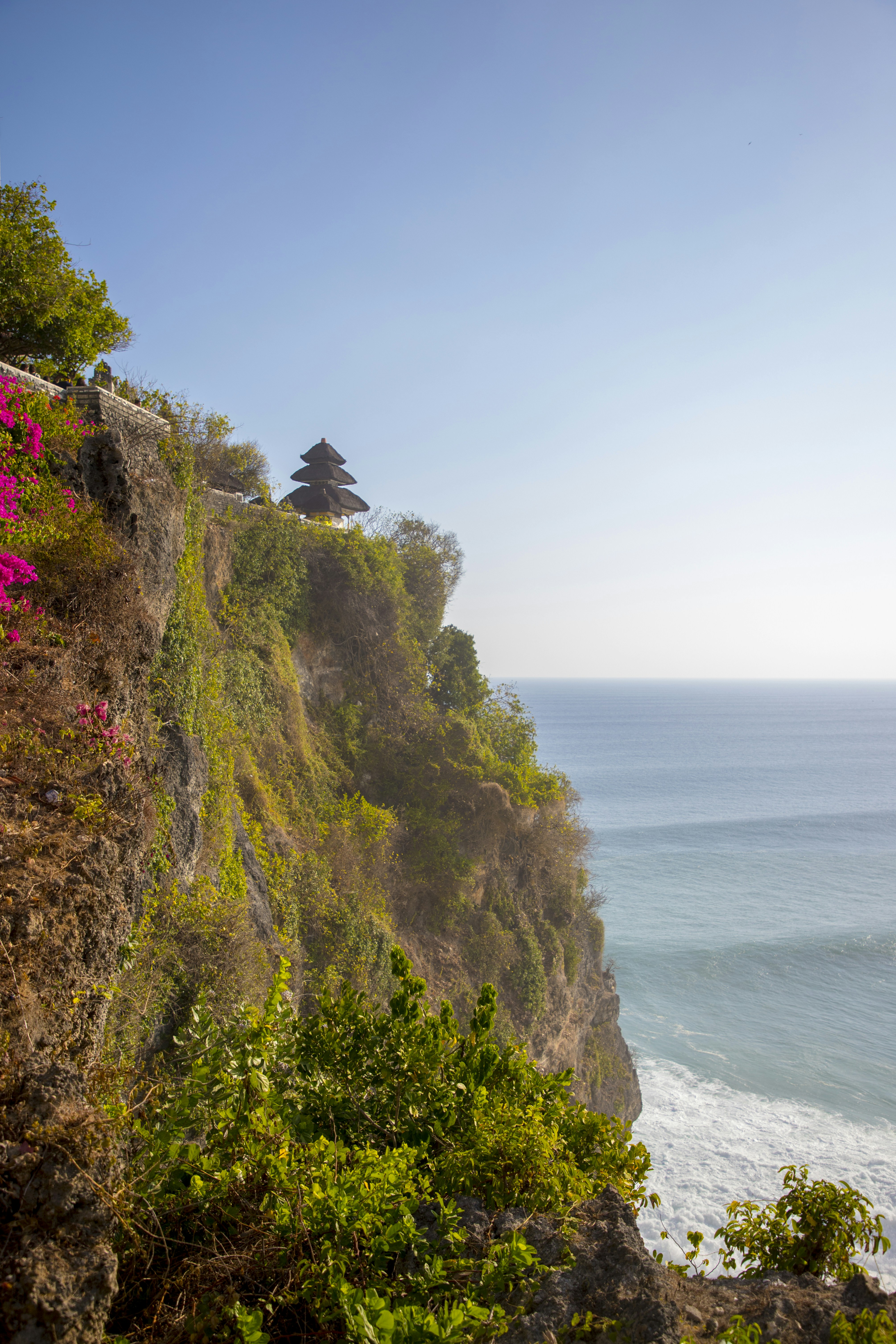 Cliffside Pagoda Above the Pacific
