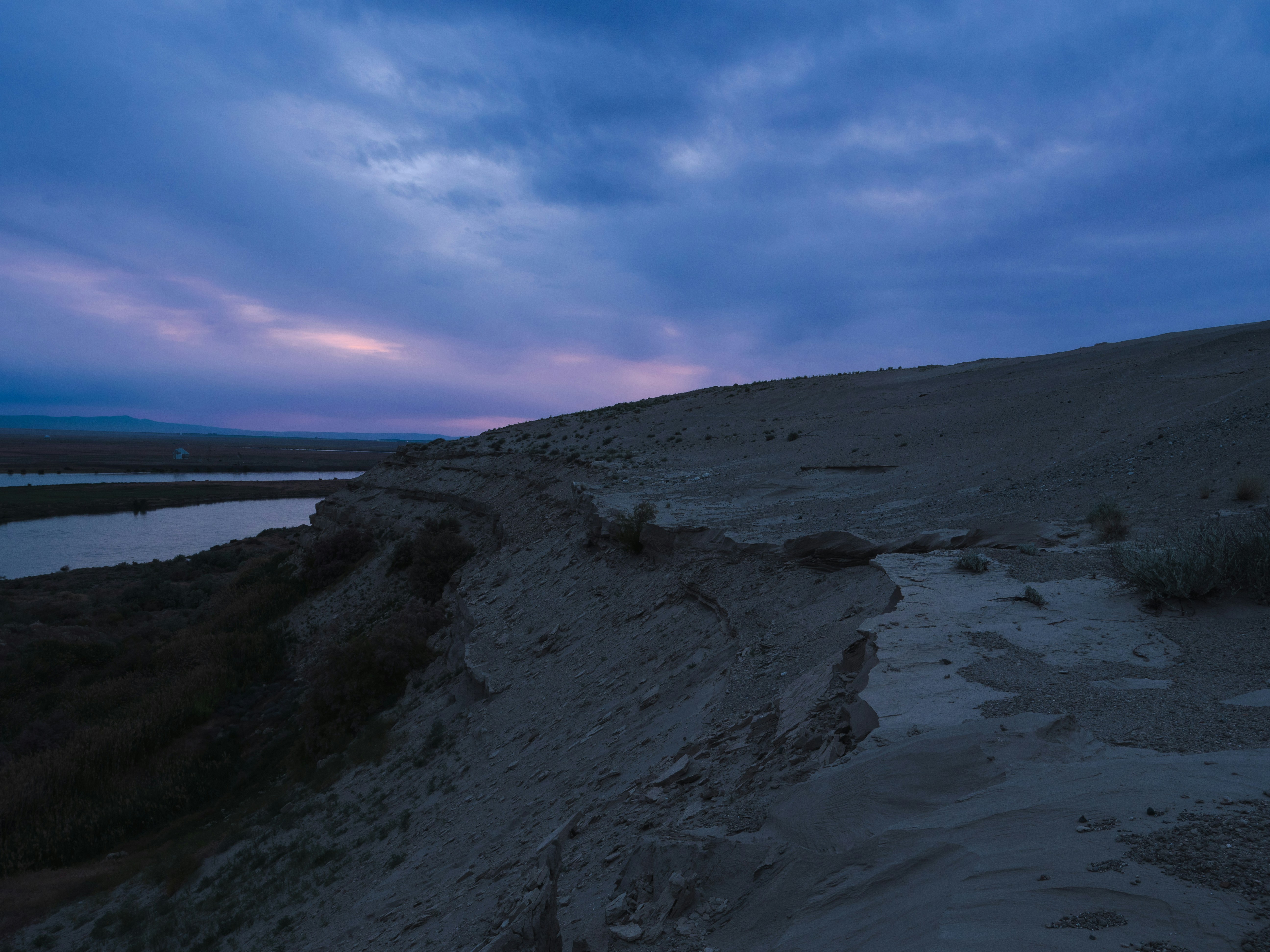 Twilight Tranquility by the Shoreline