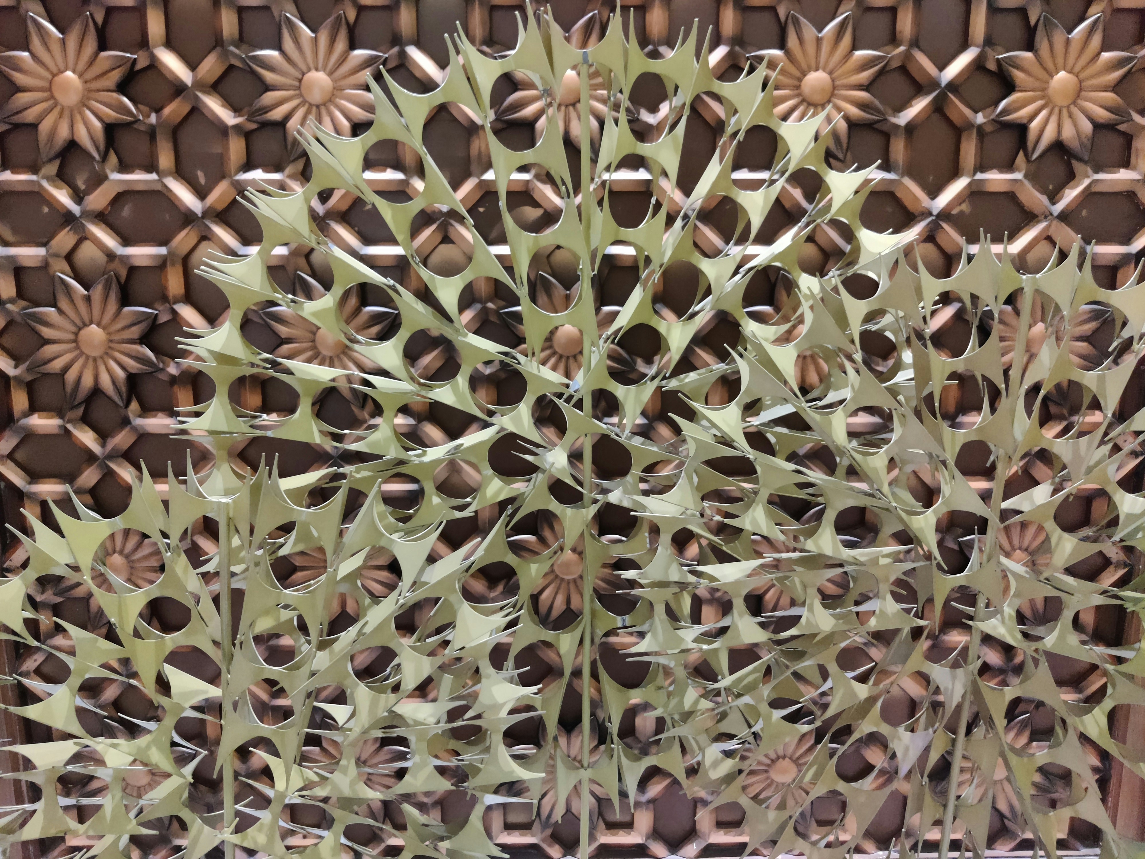 Spike metal pattern  | a close up of a cactus
