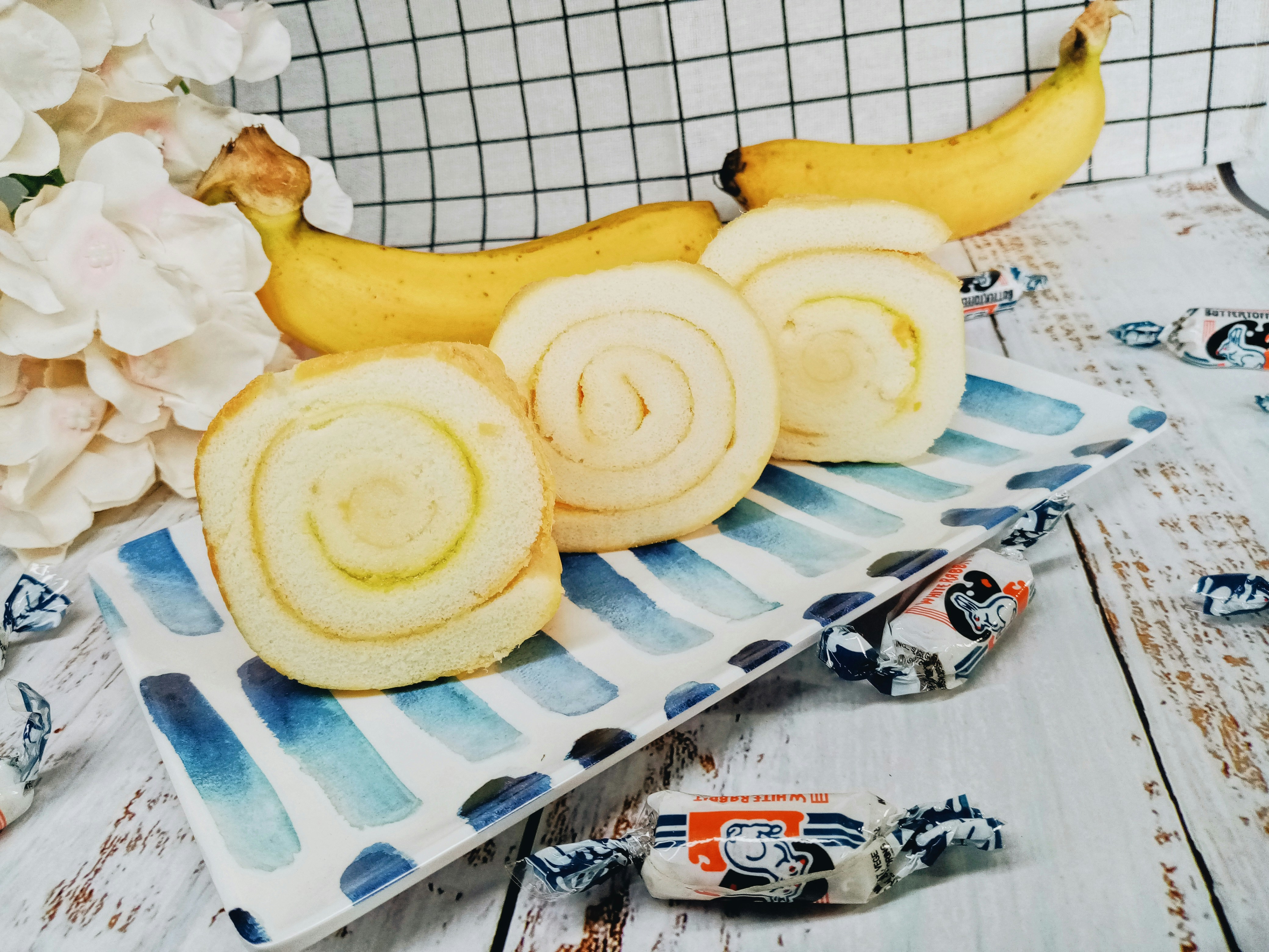 White Rabbit Banana Cake | a bunch of bananas on a table