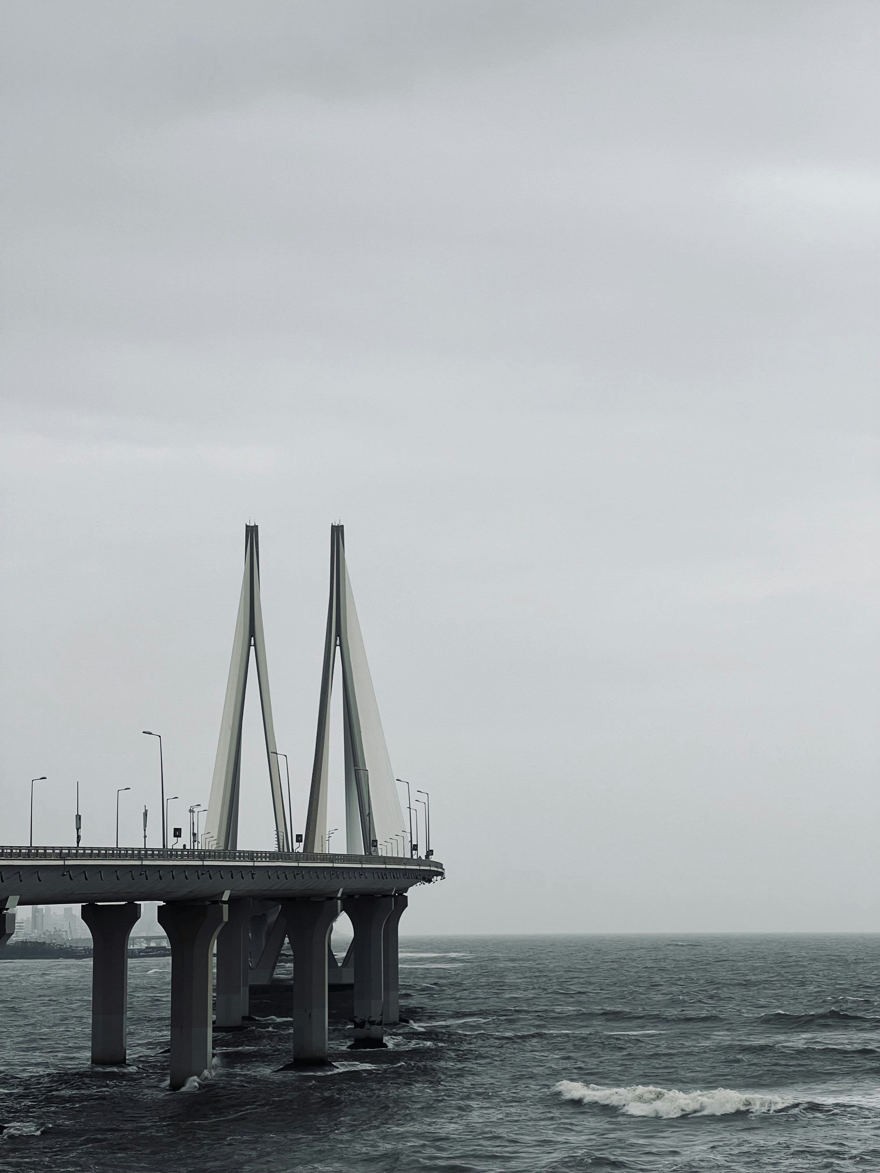 Suspended Elegance: The Bridge Against Gloom