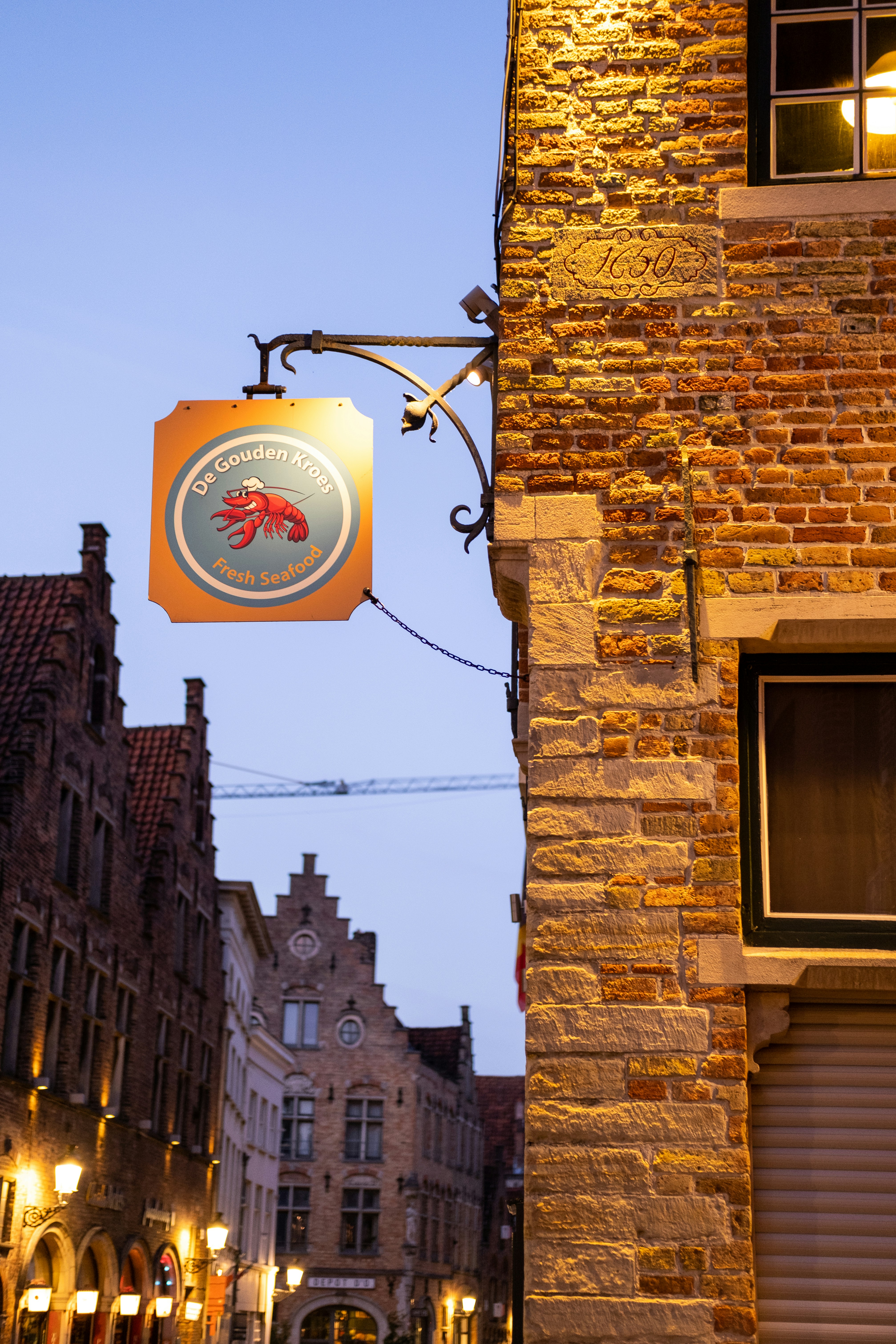 a sign on a building