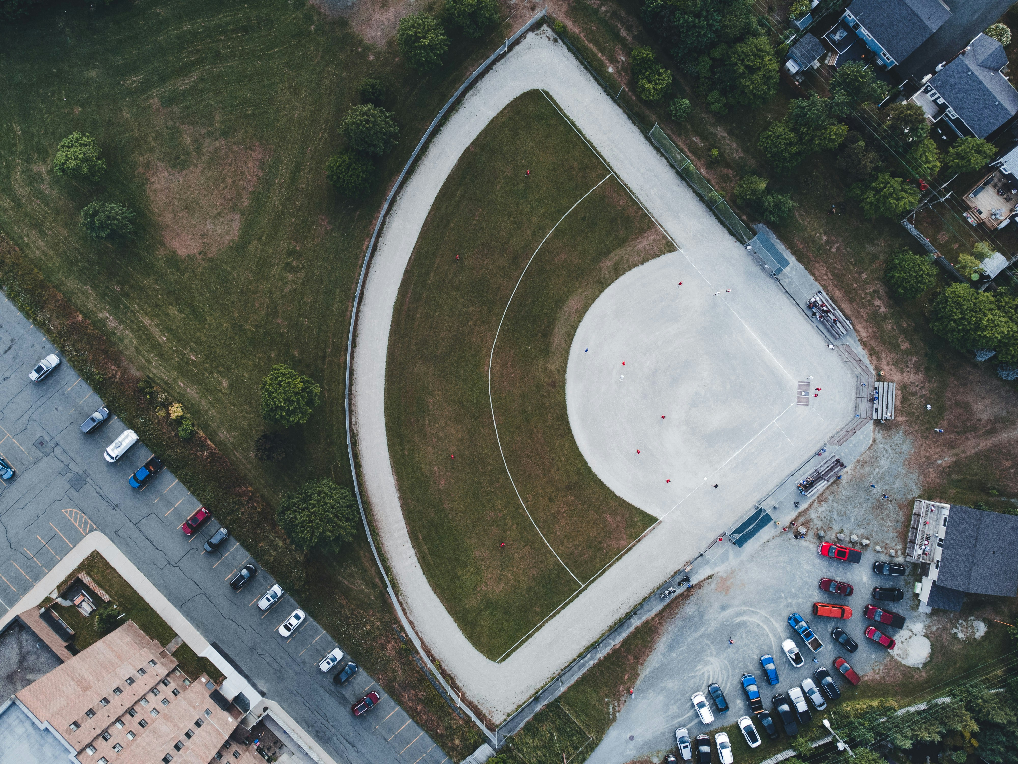 A large white building with a round white building in the middle photo ...