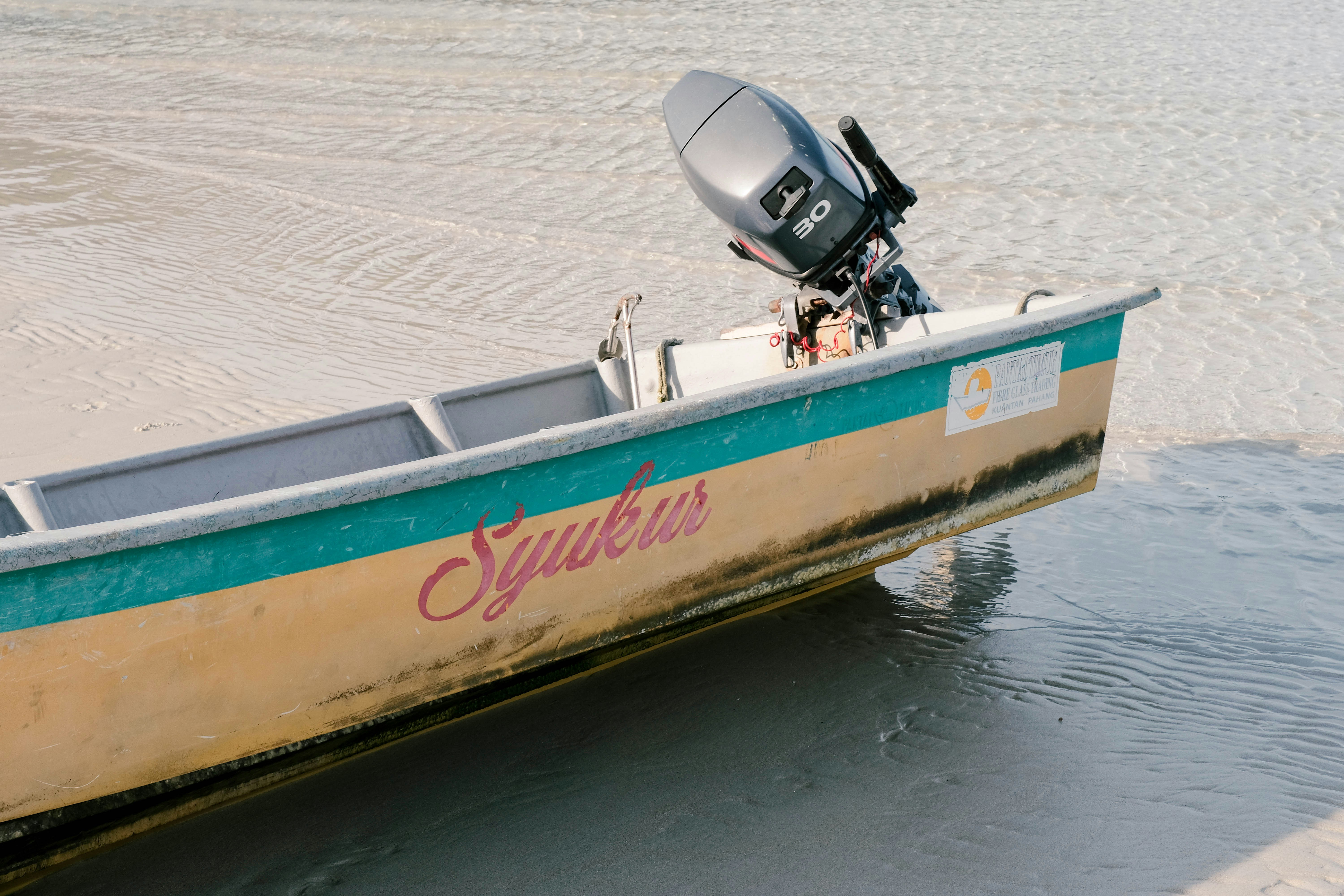 a boat with a camera on it