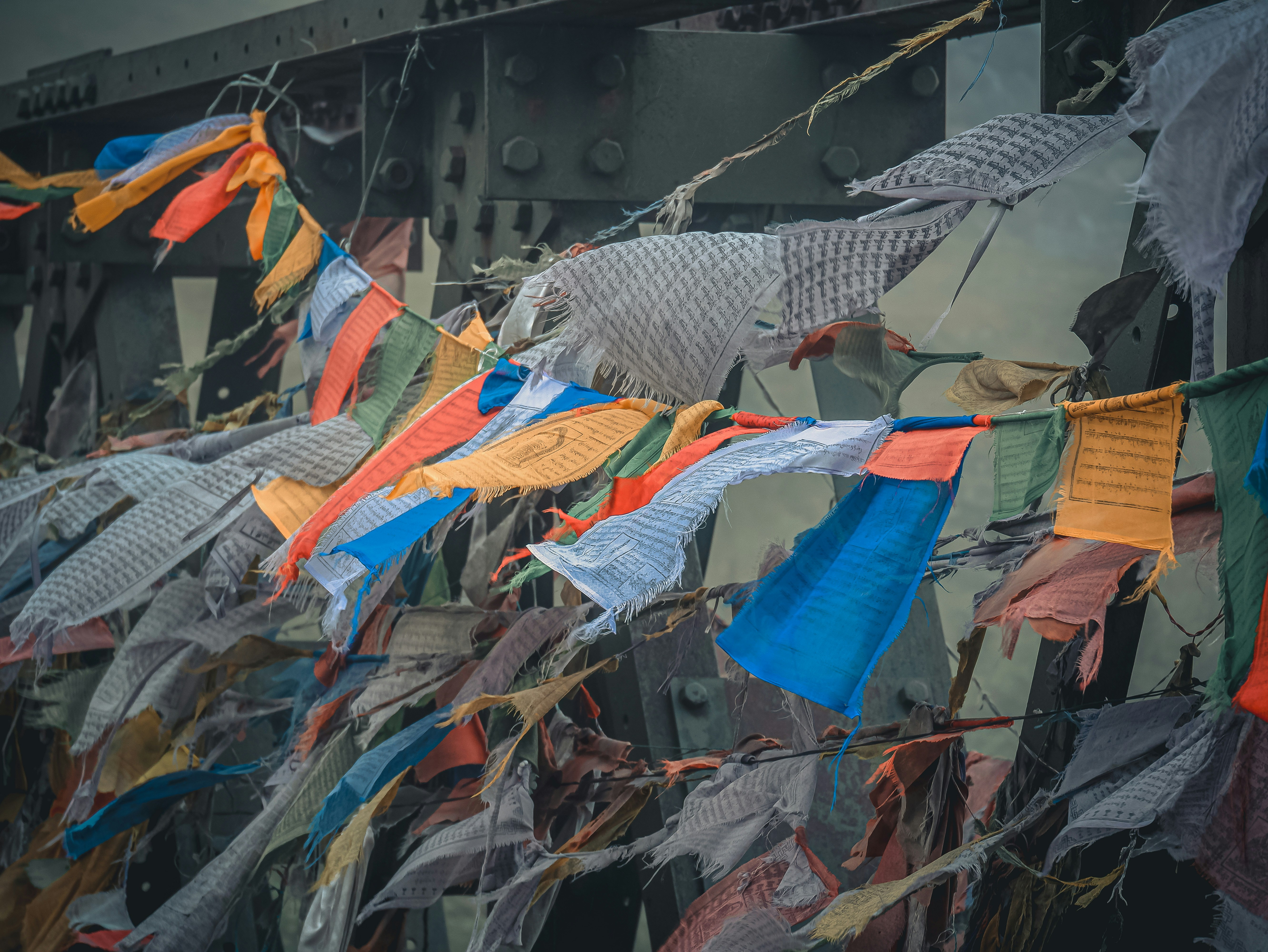 A pile of colorful flags photo – Free Nature background Image on Unsplash