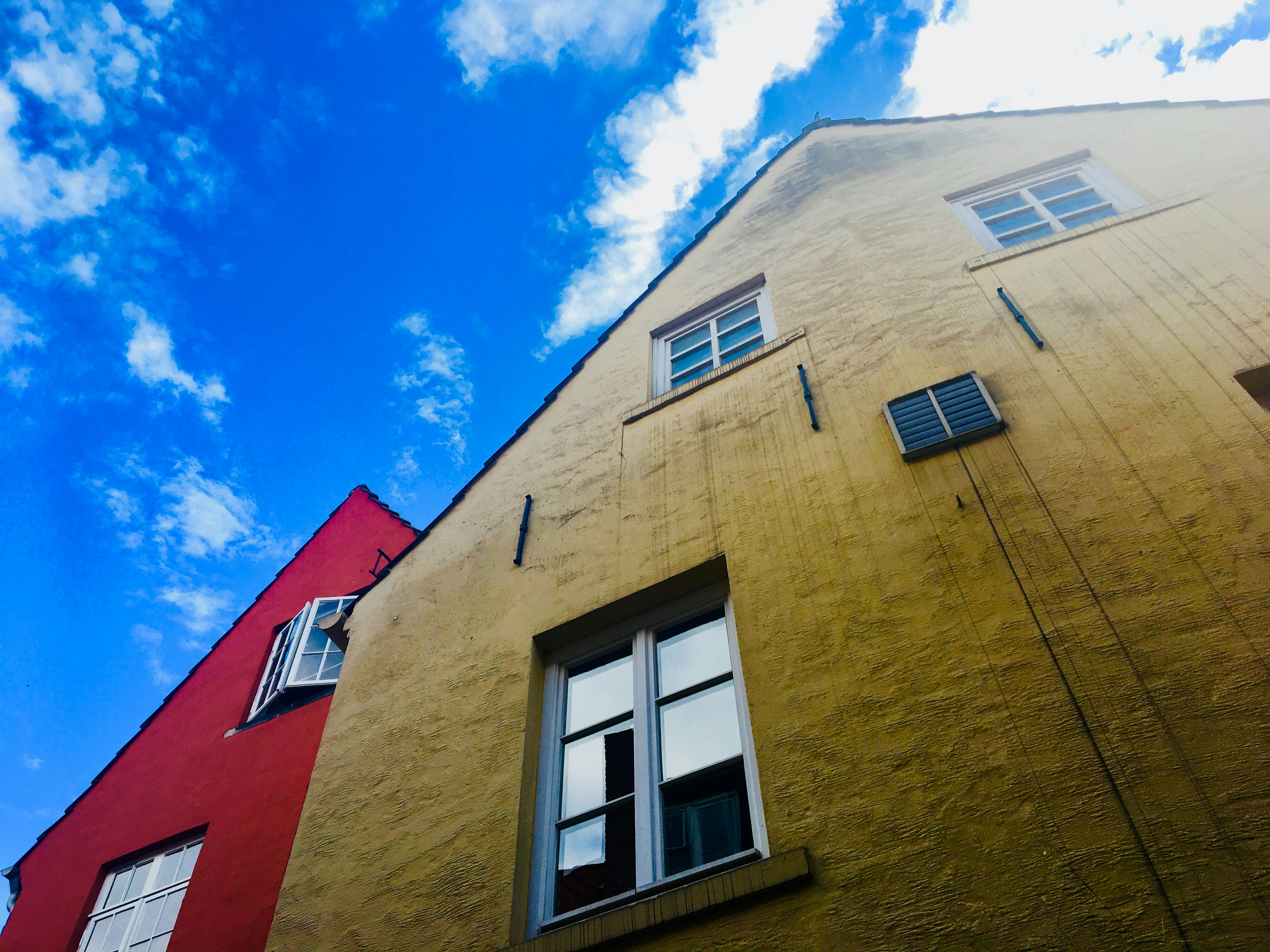 Vivid Facades Against Azure SkiesJustin Lindemann