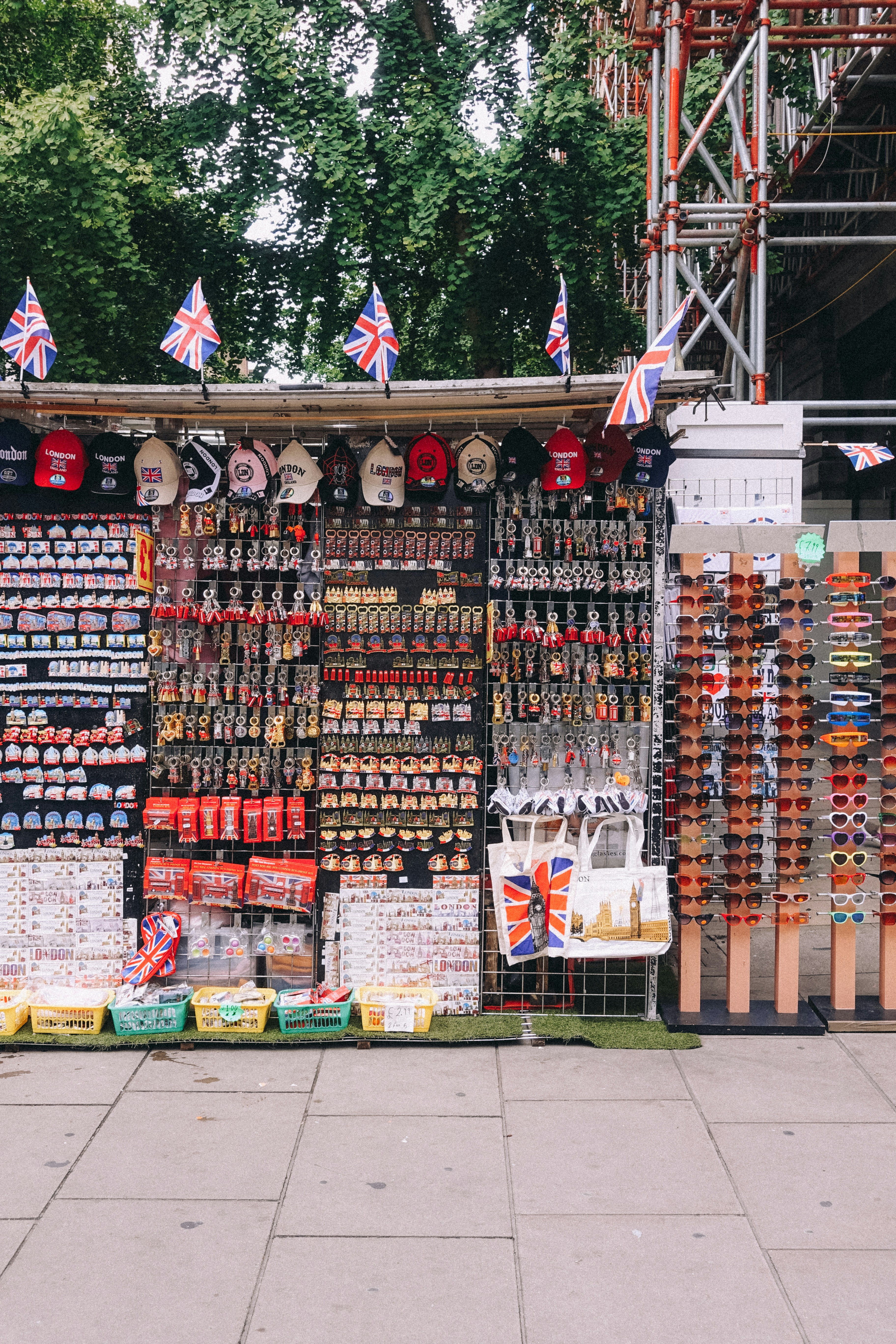 Union Flags and Colorful Trinkets: A Street-Stall Portrait of UK Memorabilia