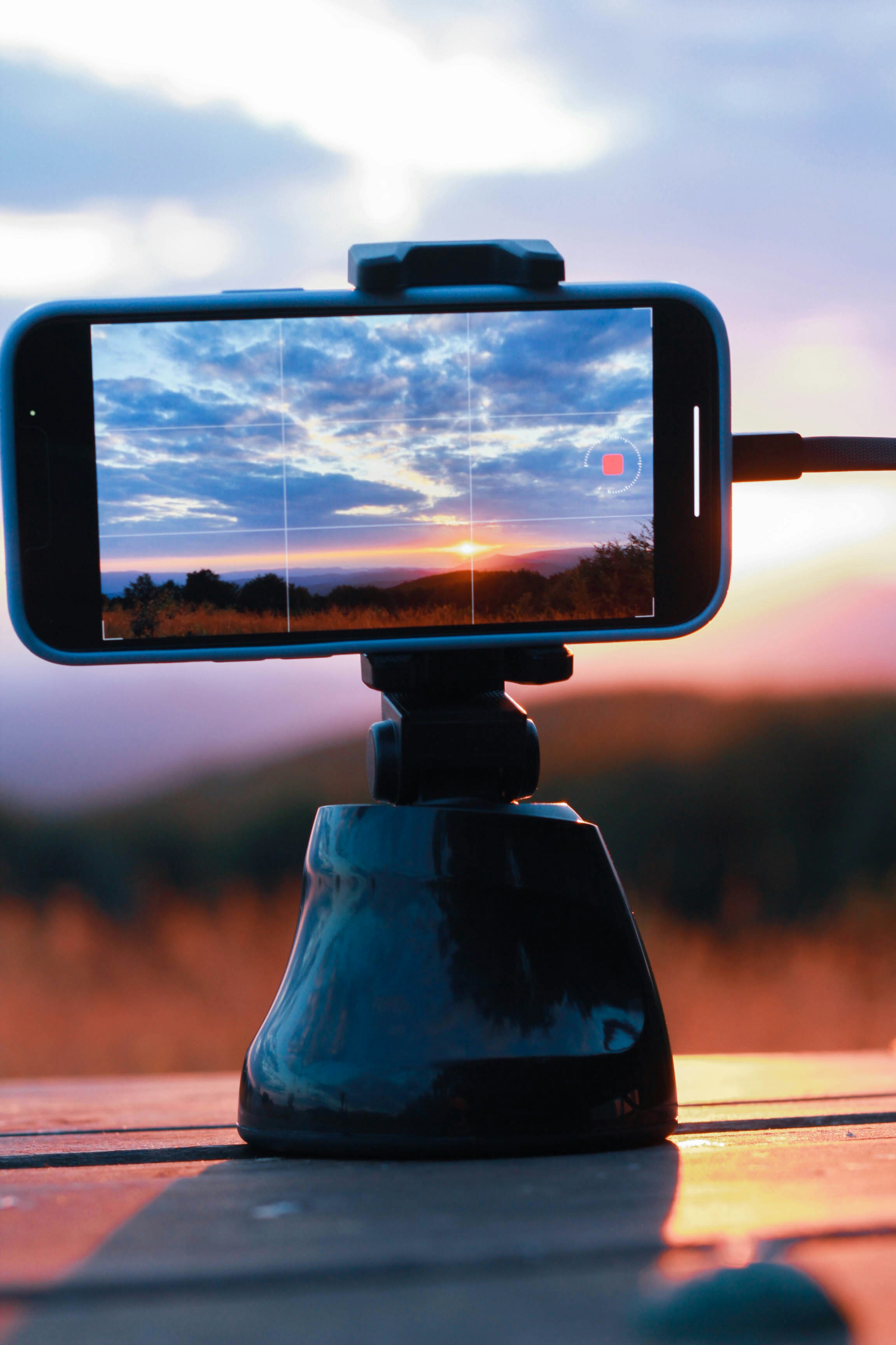 Sunset Framing: The Smartphone Capture on a Tripod