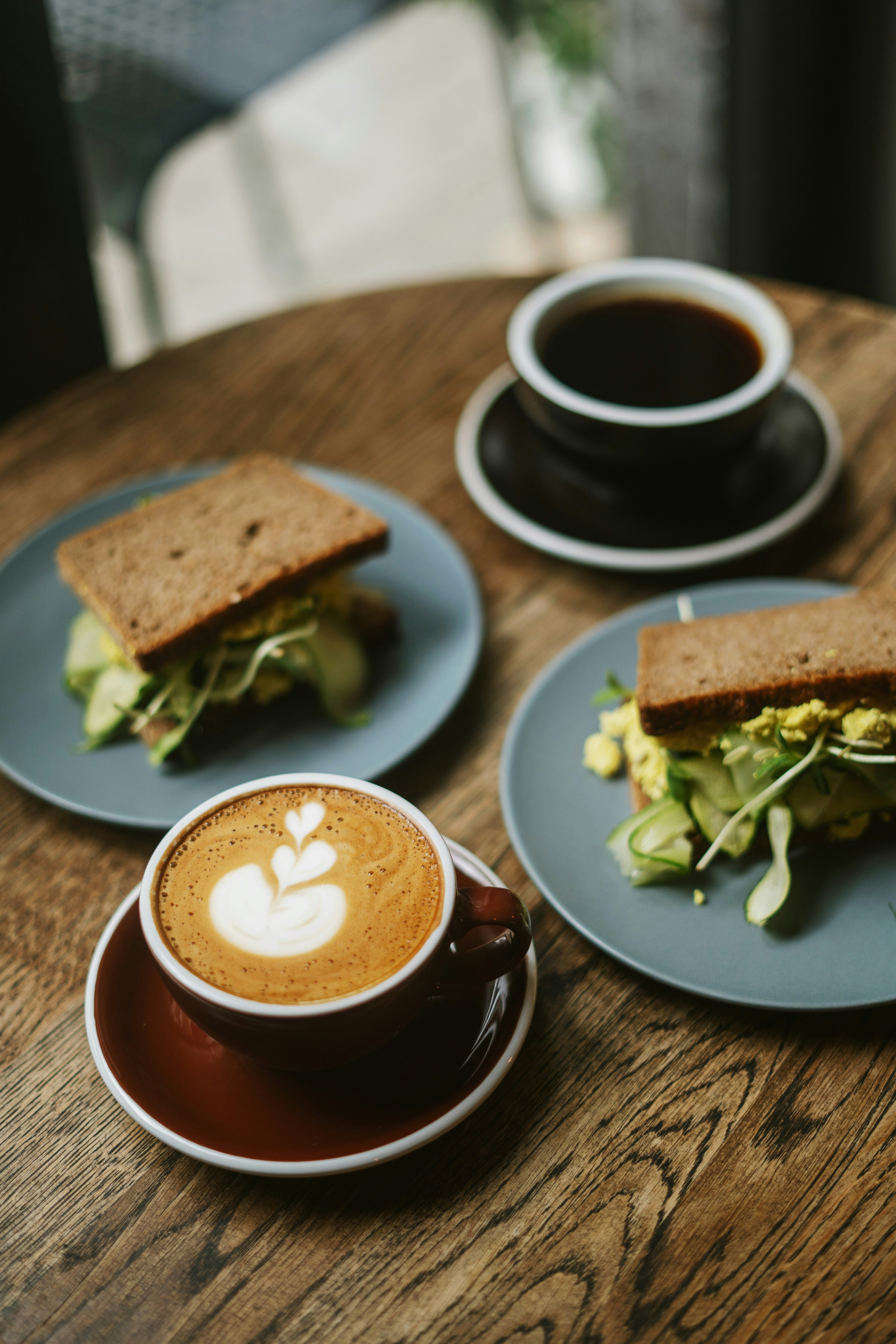 Morning Table: Latte Art, Sandwiches, and a Cup of Calm