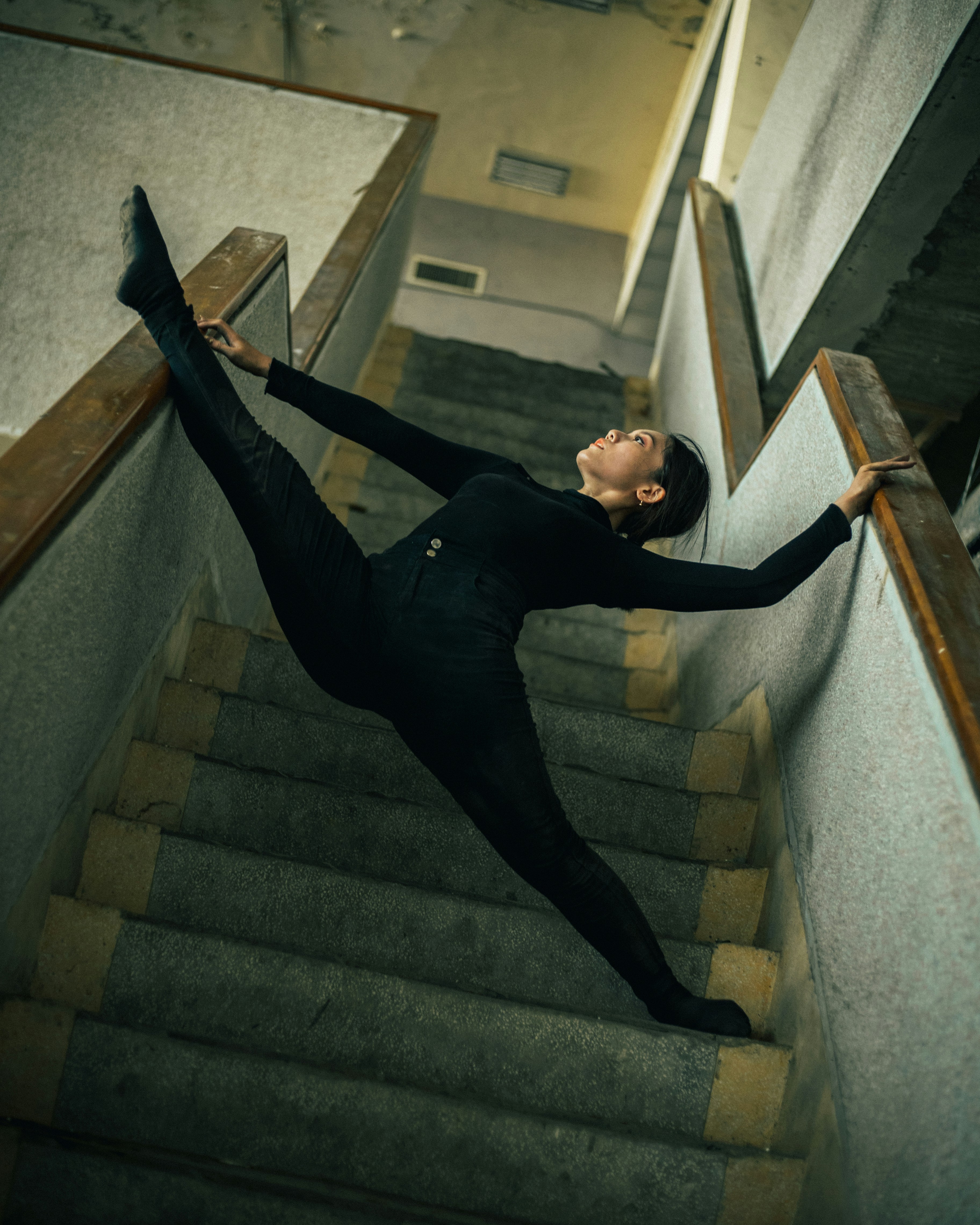 A man standing on stairs photo – Free Handrail Image on Unsplash